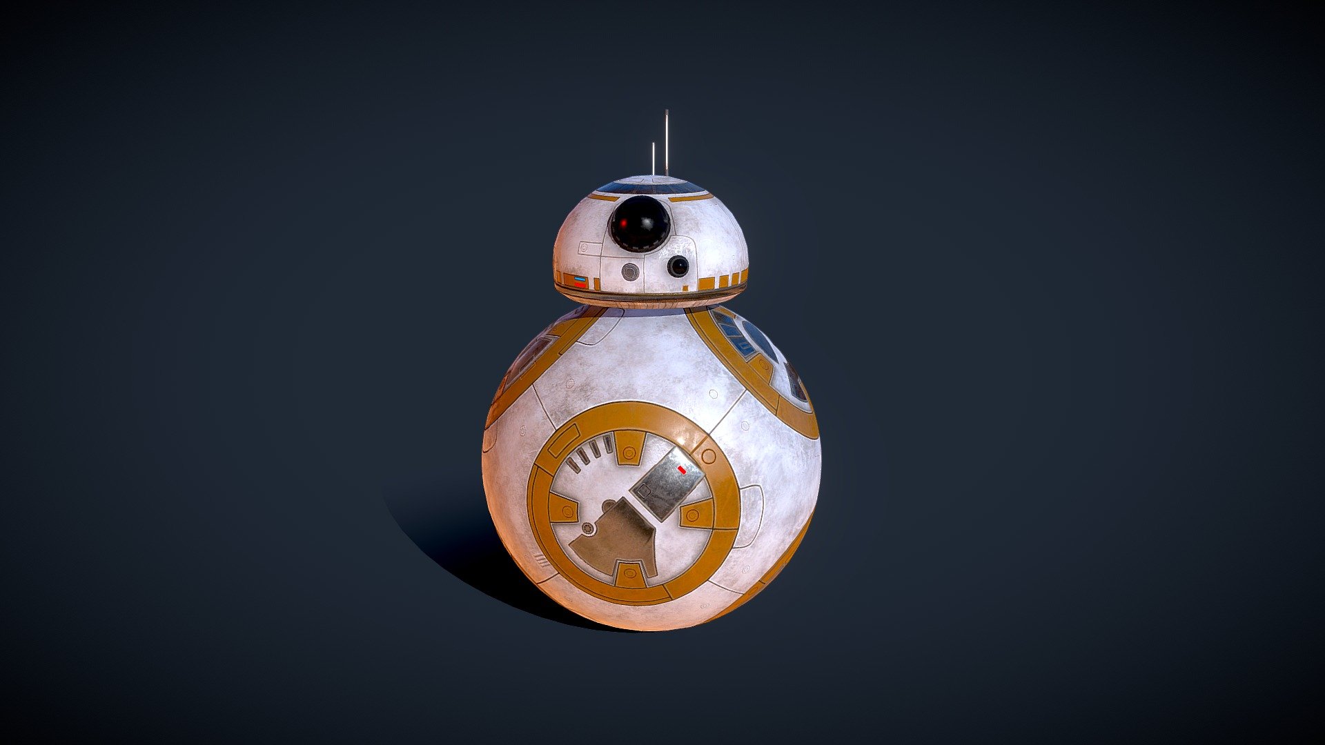 BB8 - 3D model by SaikoKen [f9c7918] - Sketchfab