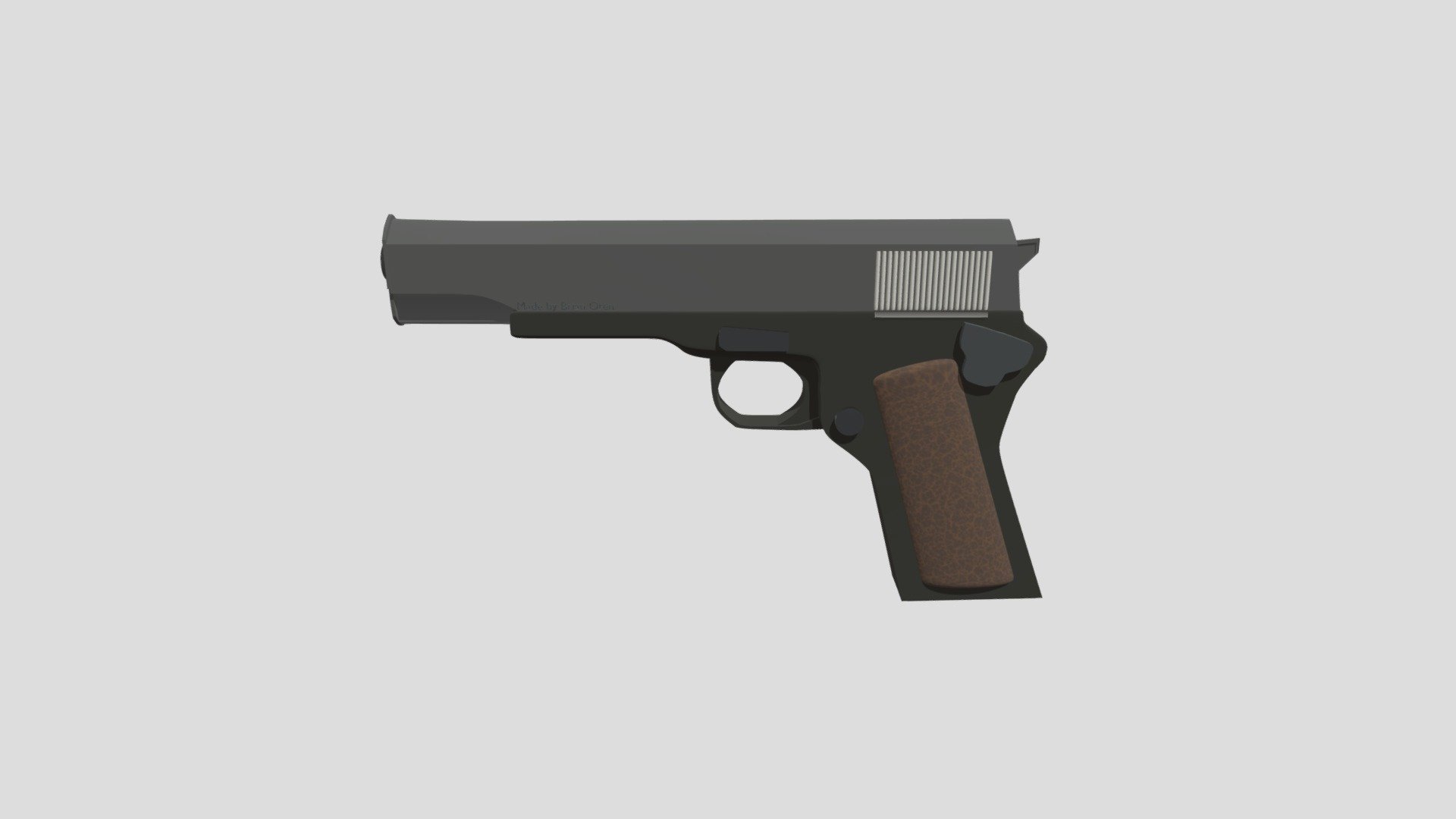 Pistol - 3D model by brianow10 [f9c8540] - Sketchfab