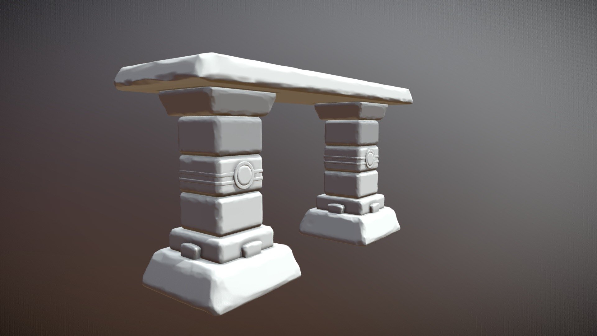 Big columns - 3D model by Iryna Baranova (@ik__cg) [f9c865e] - Sketchfab