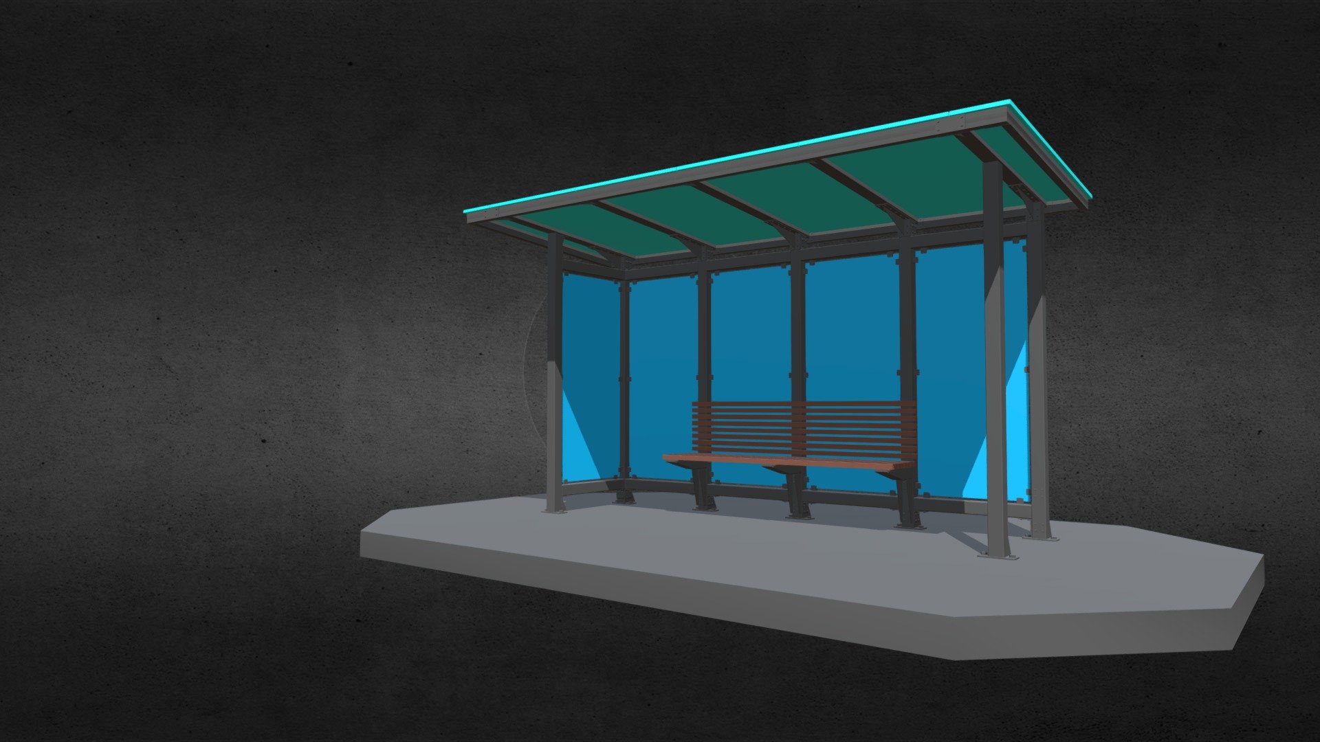 STATIE AUTOBUZ V2 - Download Free 3D model by daciasport [f9c8cd1 ...