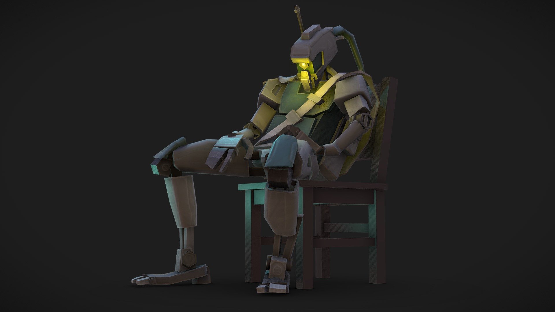Robot Character - Download Free 3D model by Jet (@jetjones) [f9c9ccc ...
