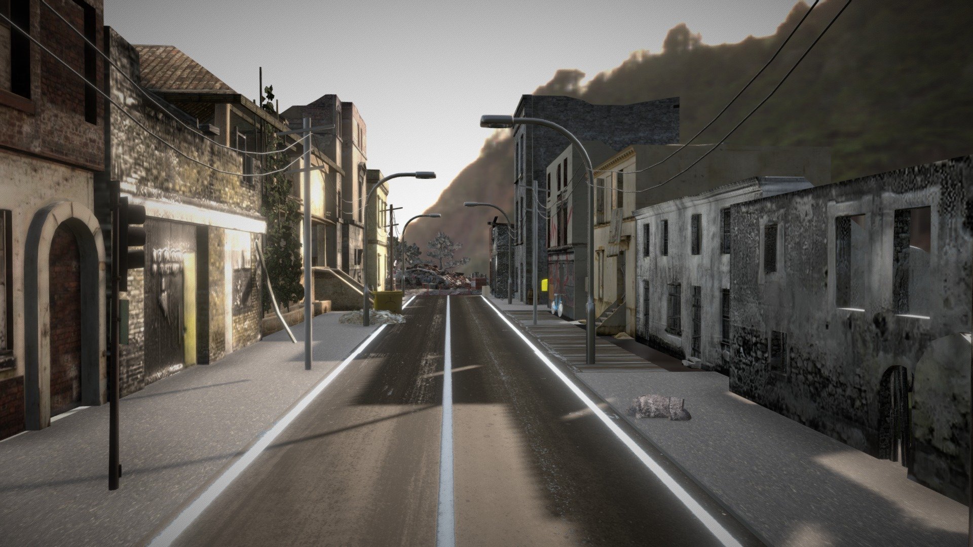 Life In Two Streets - Buy Royalty Free 3D model by pixol3d [f9caa0f ...