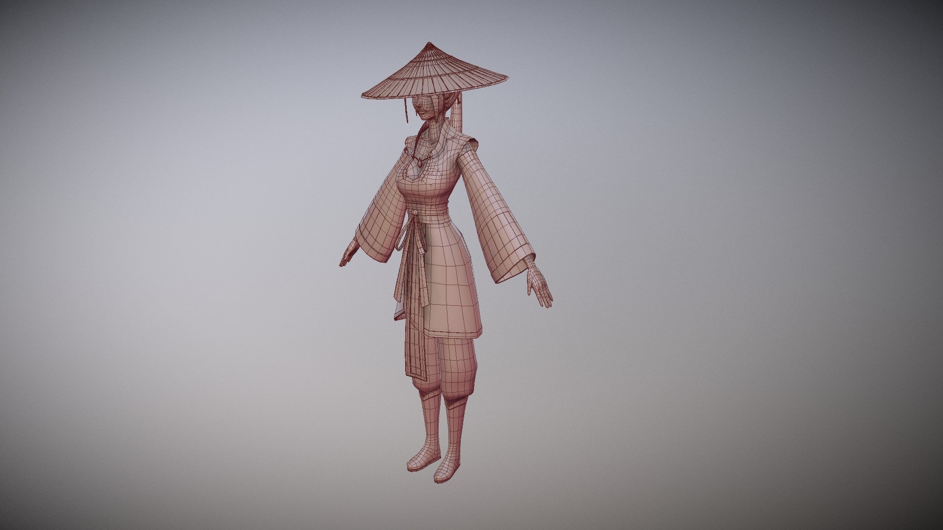 Hero Character - 3D model by Xufei Wu (@lanlingkid) [f9cad1a] - Sketchfab