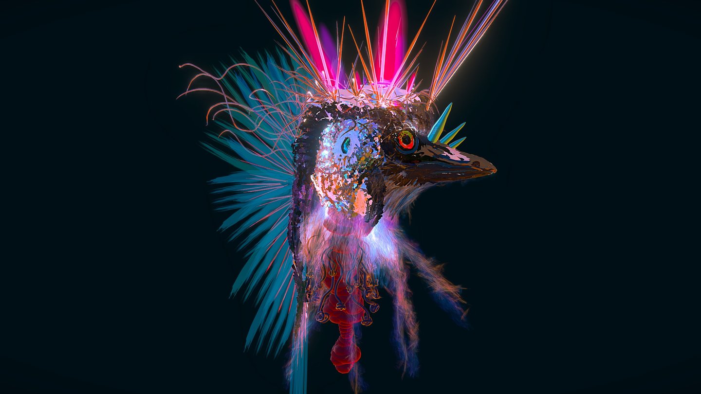 Emu Headdress - 3D model by Toucan22 - Peter Shearer (@Toucan22 ...