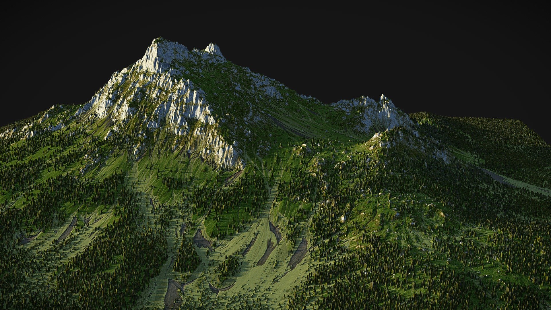 Mount 3d Model