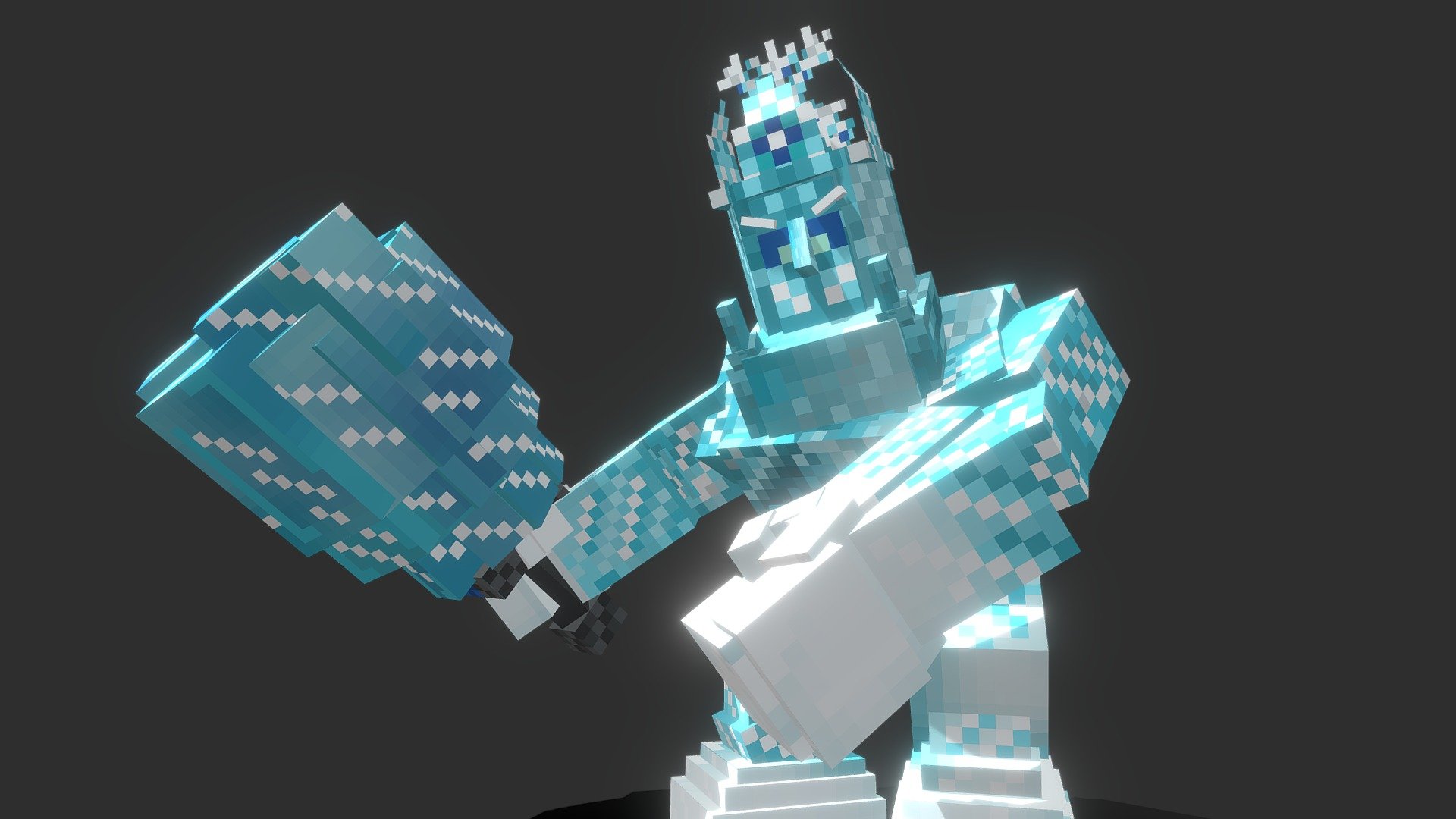 Ice Queen (Stage 1) - 3D model by Dheyaa (@_dheyaa) [f9ce068] - Sketchfab