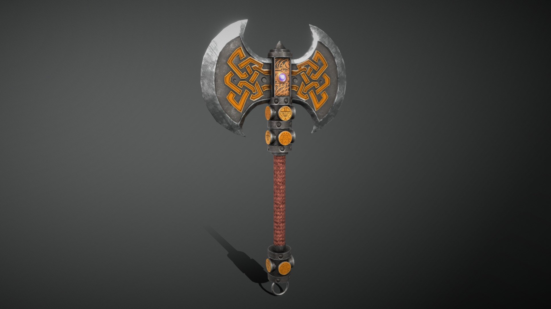 Stylized Dwarven Axe - Download Free 3D model by Zeref_999 ...