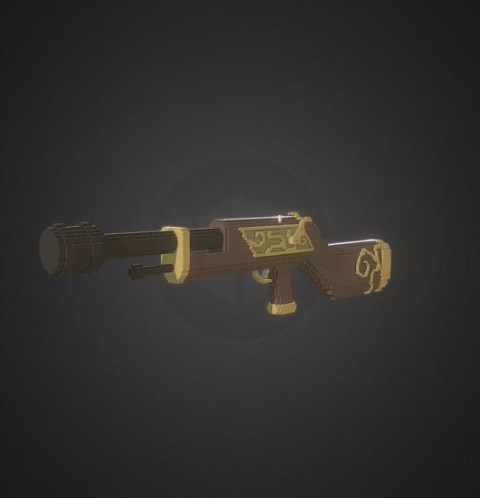 One Piece Rifle - 3D model by ctrlaltffour [f9d060d] - Sketchfab