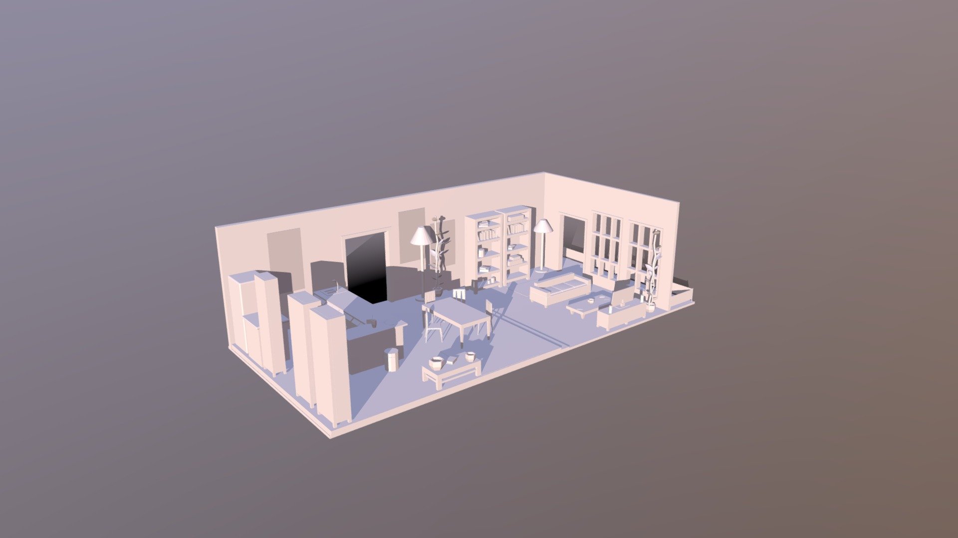 Loft Basic - 3D model by Lasapi (@Lasapi_Adv) [f9d0ea9] - Sketchfab