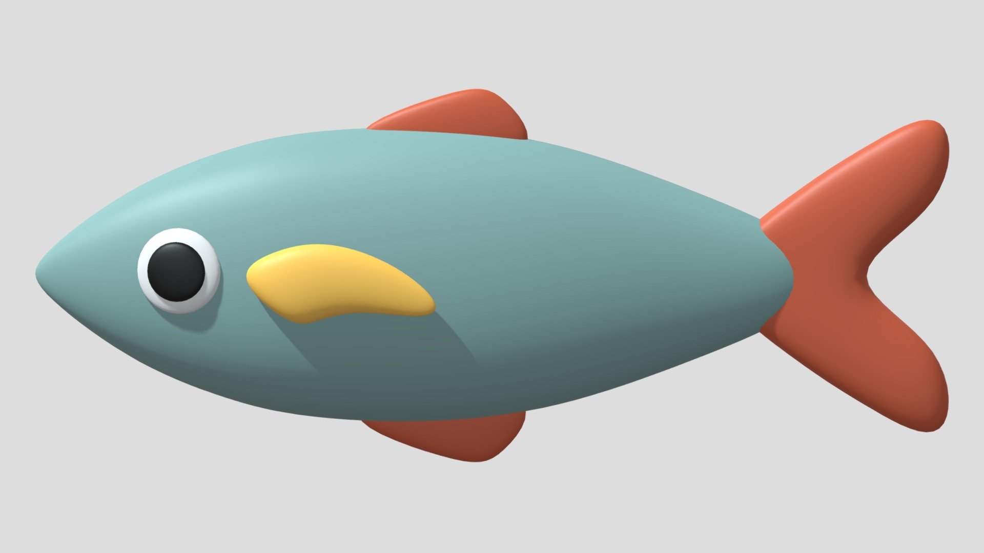 Cartoon Cute Fish 1 - Buy Royalty Free 3D model by Philip Storm ...