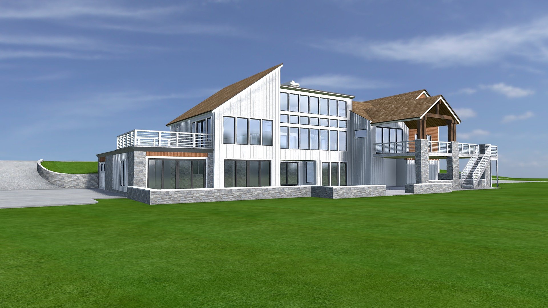Zimmerman Exterior - 3D model by Render3DQuick [f9d314d] - Sketchfab