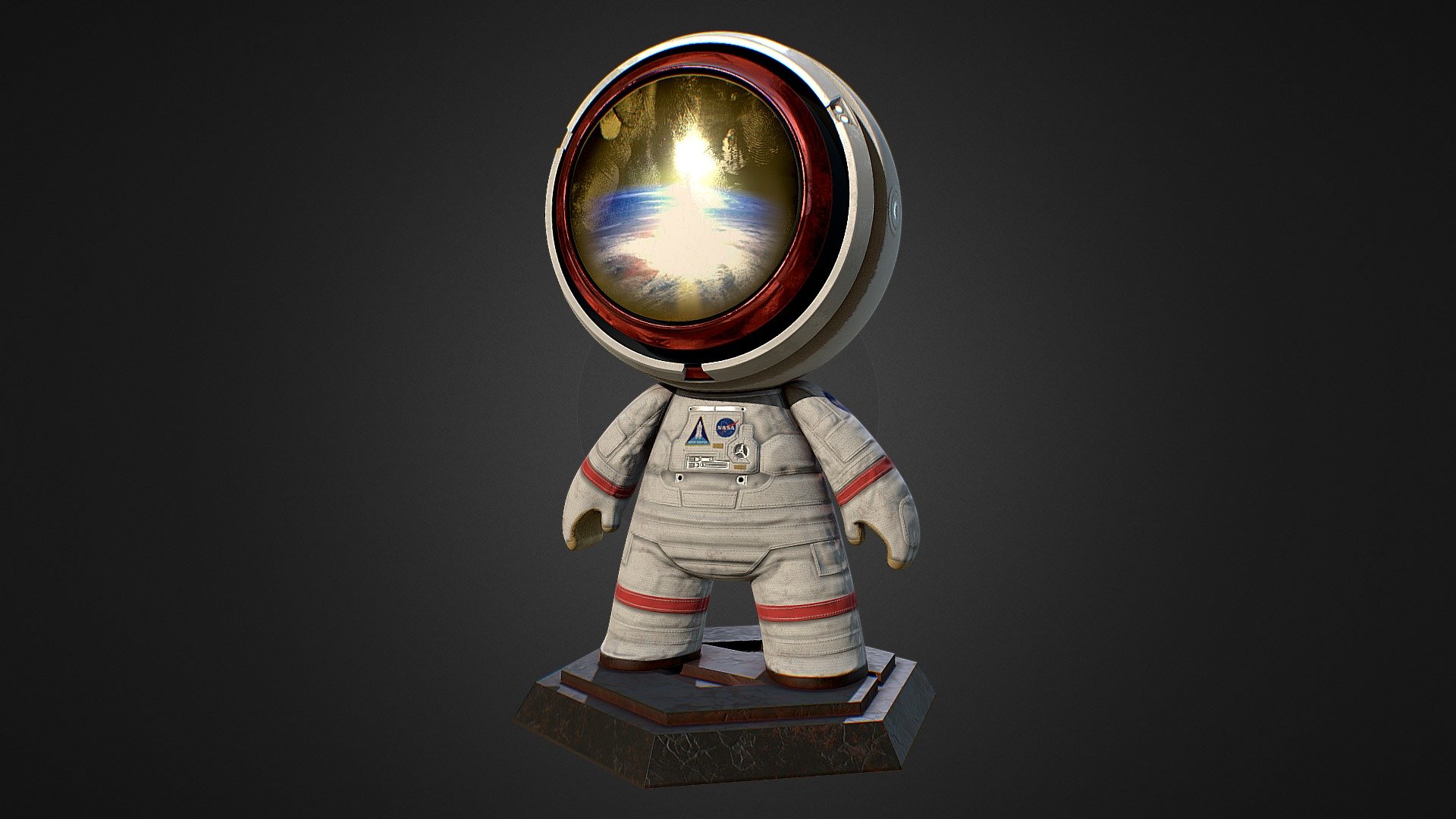 Meet MAT ''Hamilton Sundstrand'' space suit - 3D model by Nikola3D ...