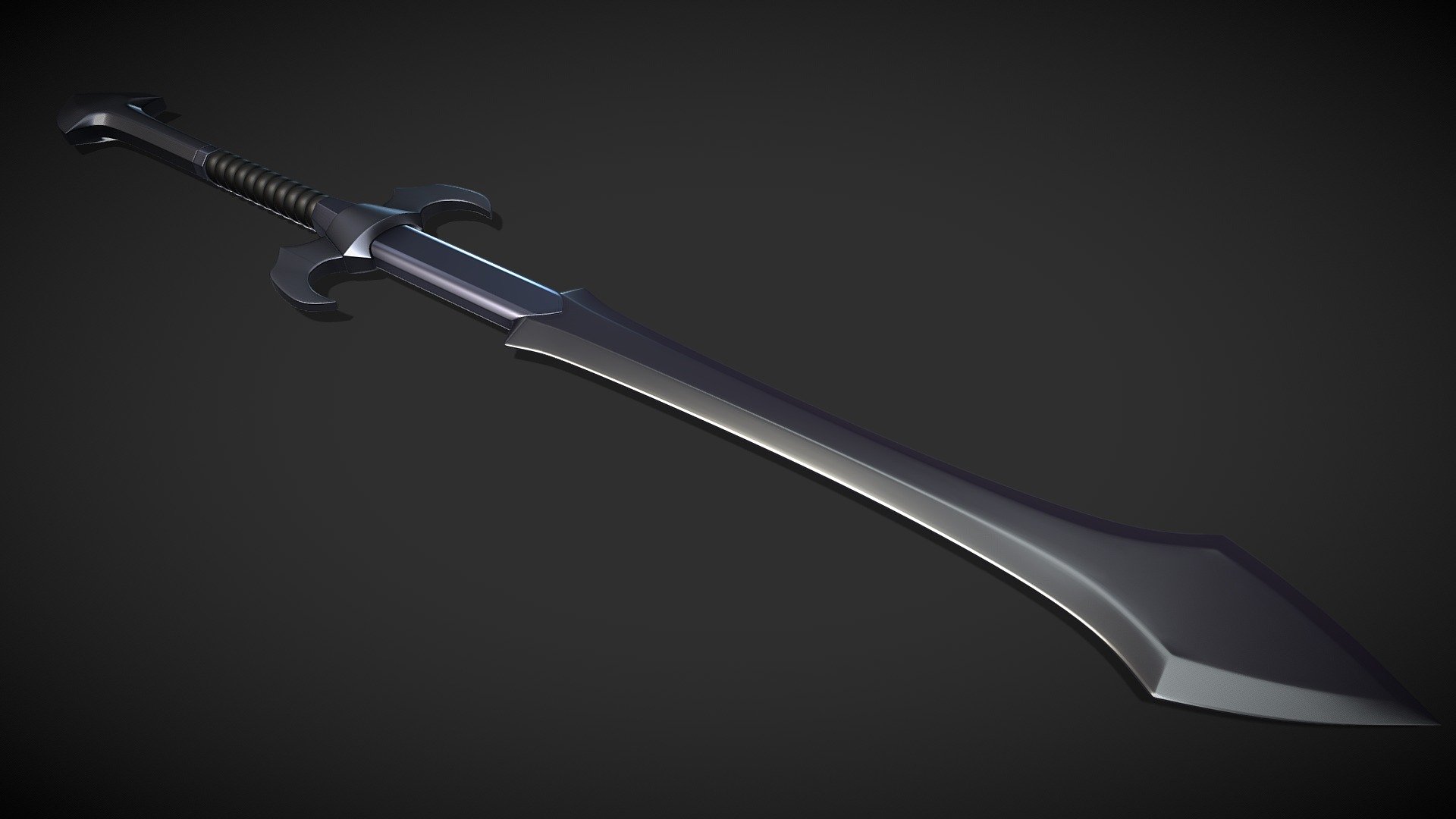 Zweihander 3d Model Cgtrader