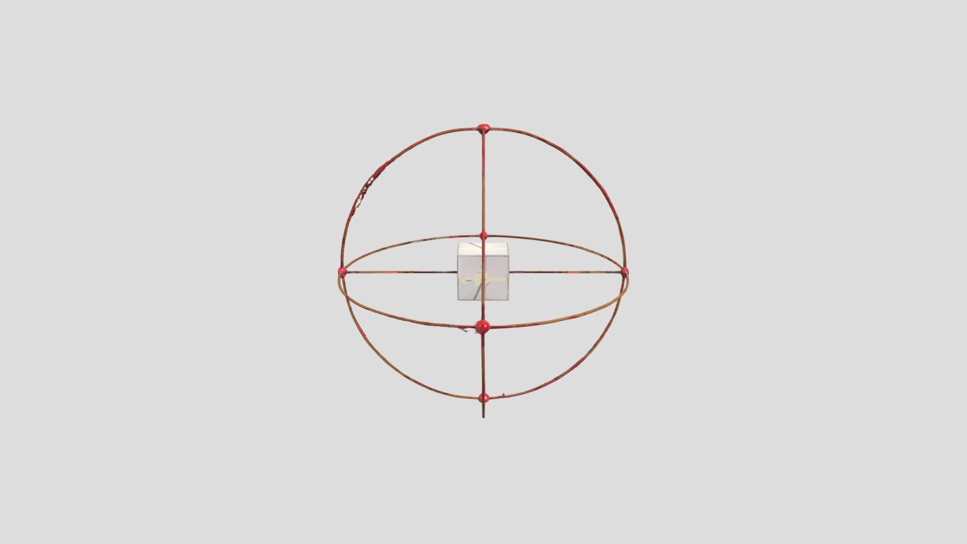Cube inside a wireframe void sphere. - 3D model by melbialy [f9d6d25 ...
