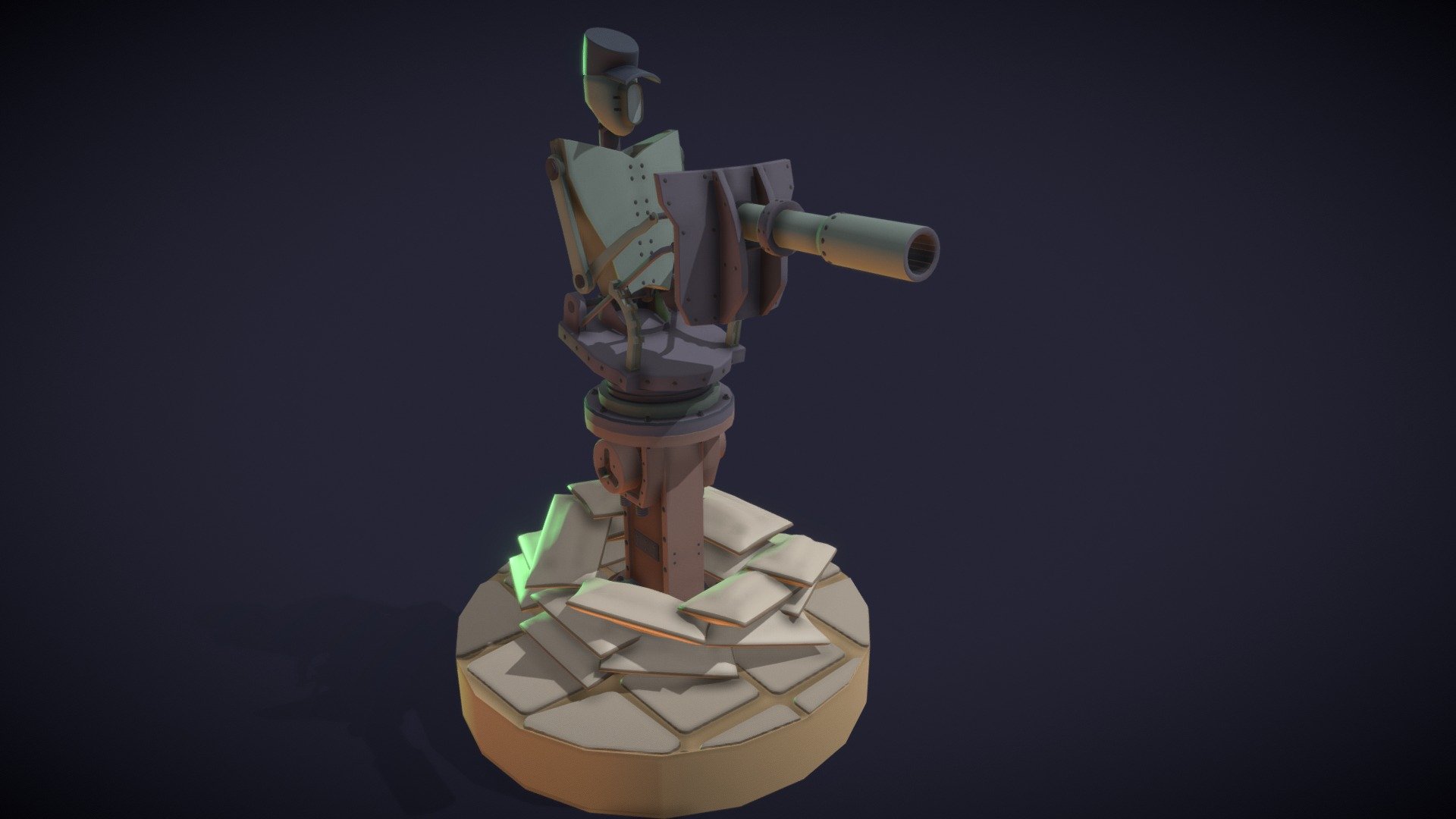 Gun Automaton from BioShock Infinite.XYZ School. - Download Free 3D ...