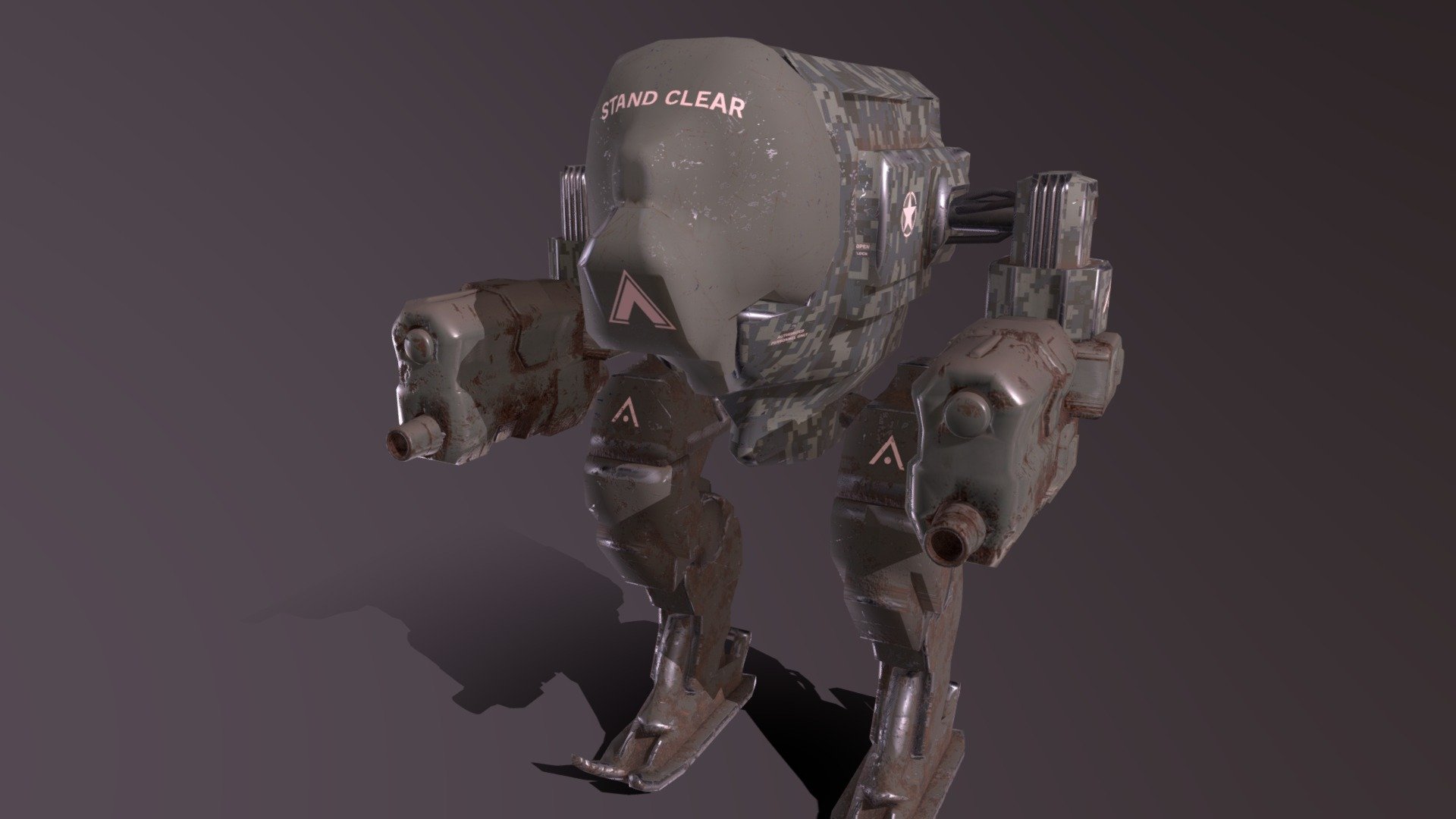 Mecha-M800 Close Support - 3D model by Victor Lejeune (@victor.lejeune ...