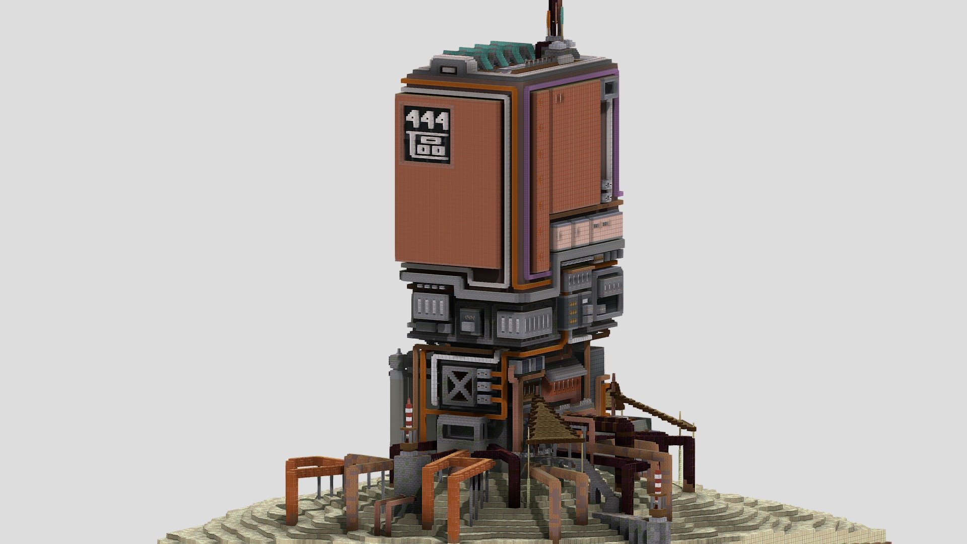 Port 444 - 3D model by Juoda [f9db065] - Sketchfab
