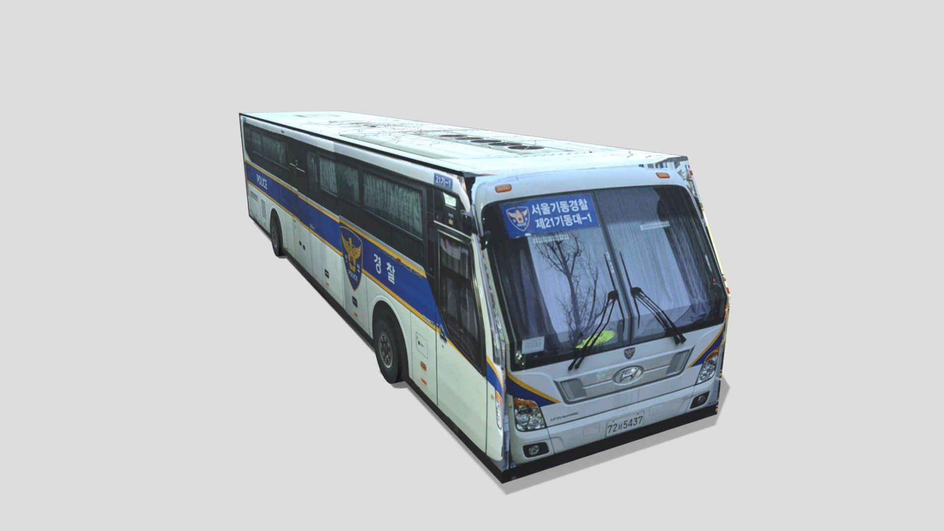 Korean Police Bus - Download Free 3D model by bolinas [f9dc4ee] - Sketchfab