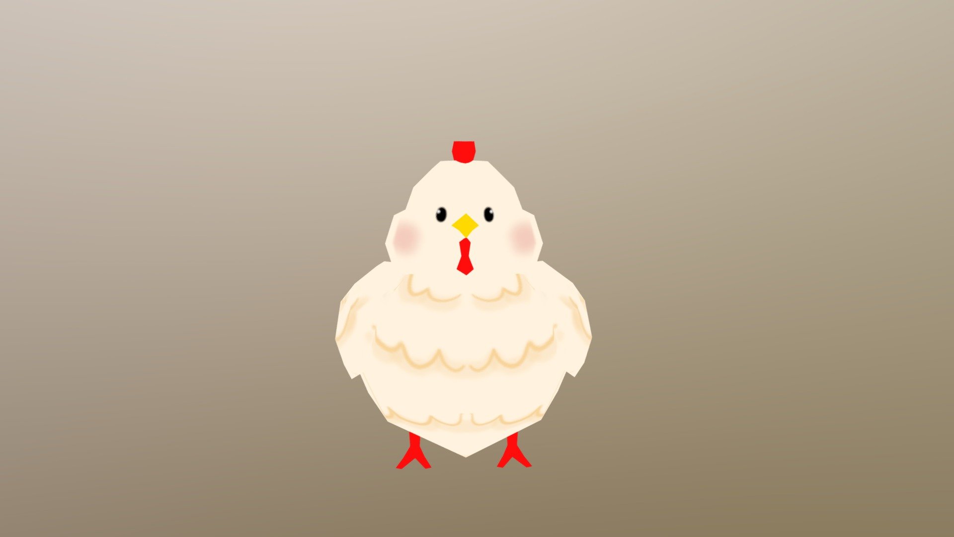 Chicken Lowpoly Animated - 3D model by feinancya_3D [f9dda1c] - Sketchfab