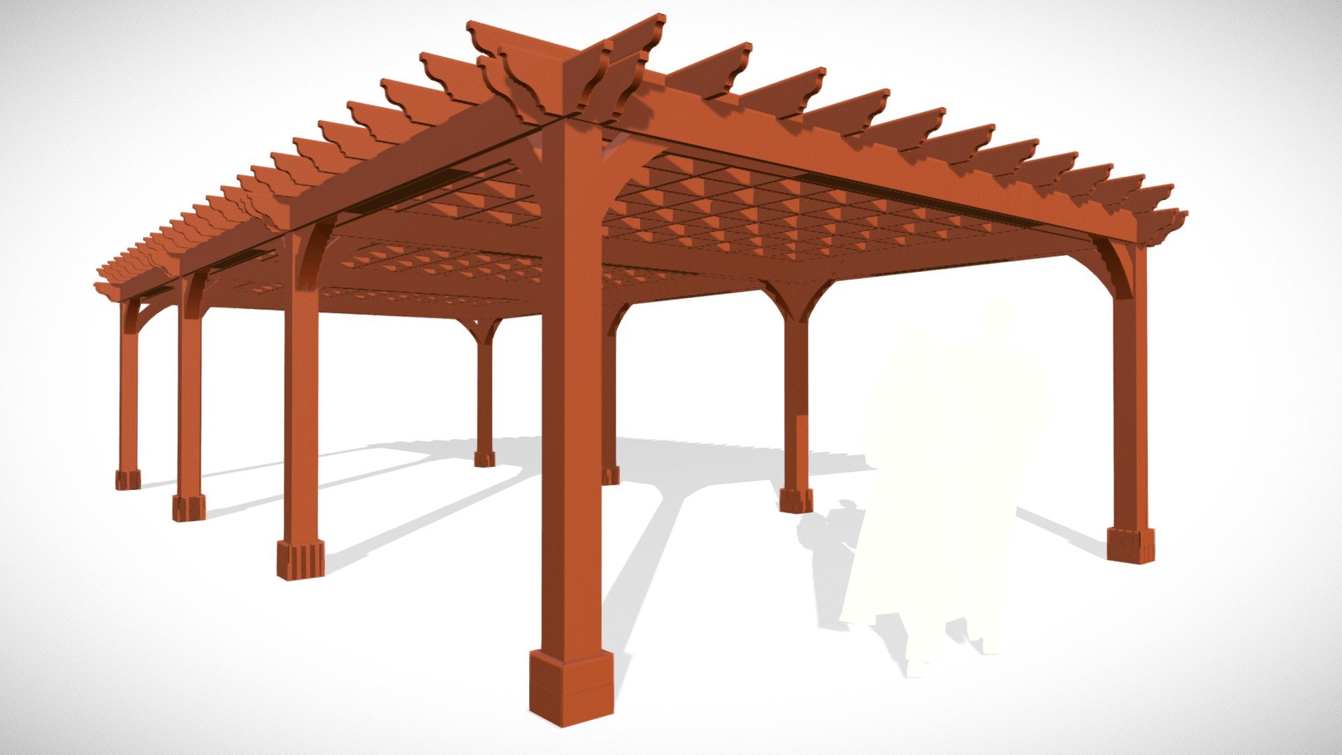 The Montvale Pergolas 38'L x 20'W - 3D model by FR- Conceptual Engineering by RB [f9ddea9 ...