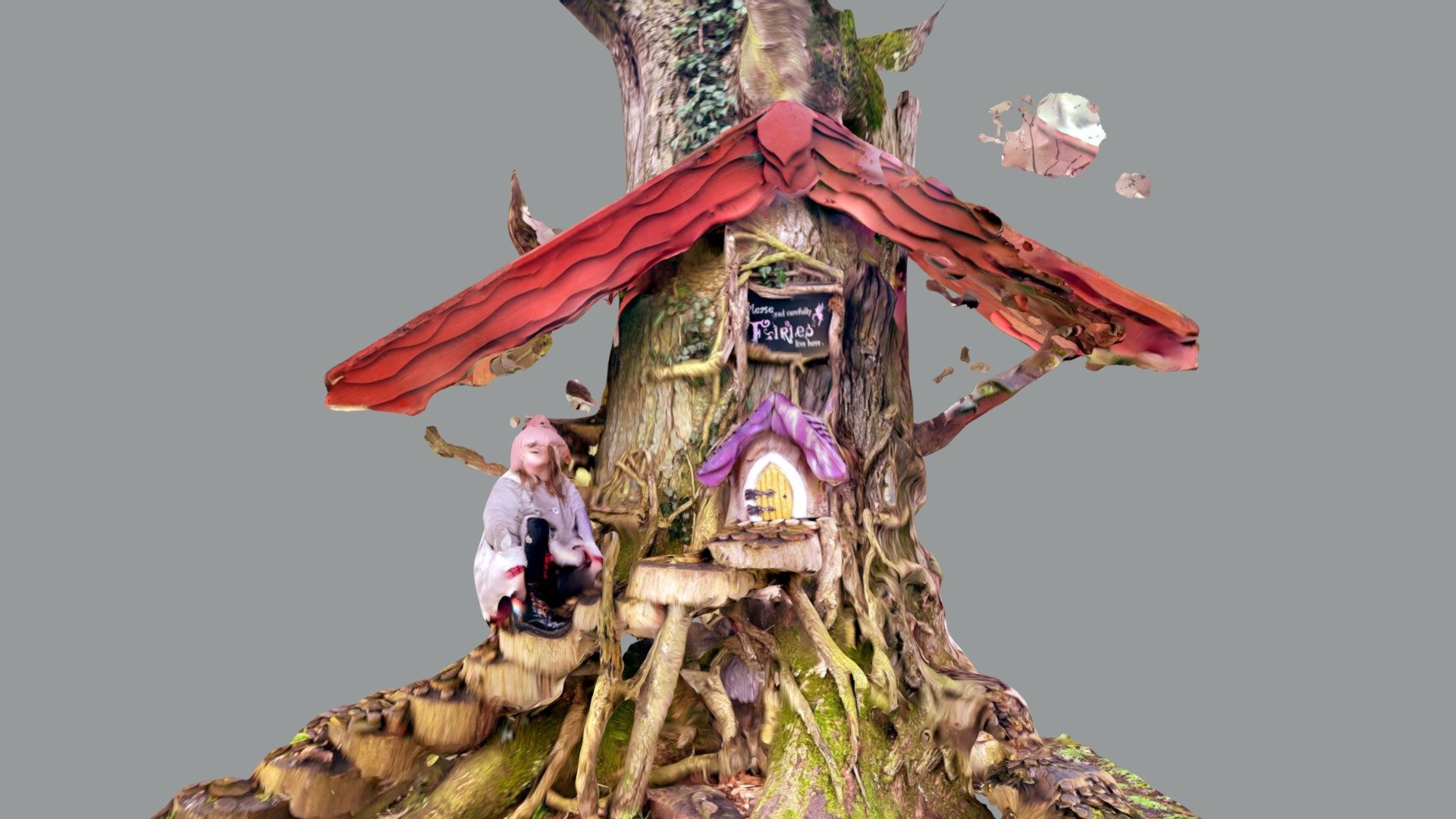 Irish Fairy Tree - 3D model by cathalmcd [f9de3f7] - Sketchfab
