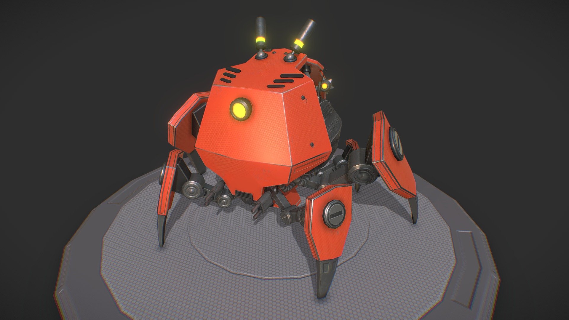 Marvin robot - 3D model by carlito69 (charles coureau) (@carlito69 ...