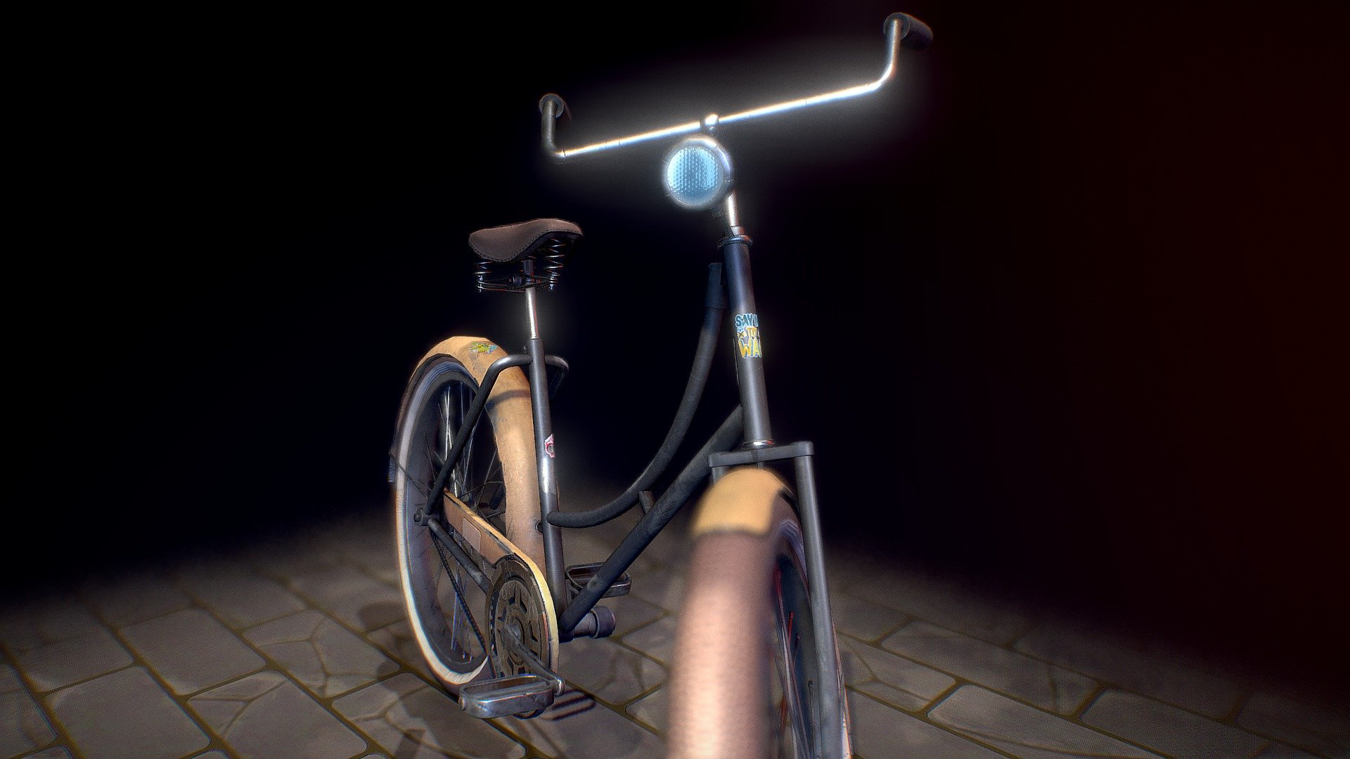 Stylized Bicycle - Download Free 3D model by jellystuff [f9e0beb ...