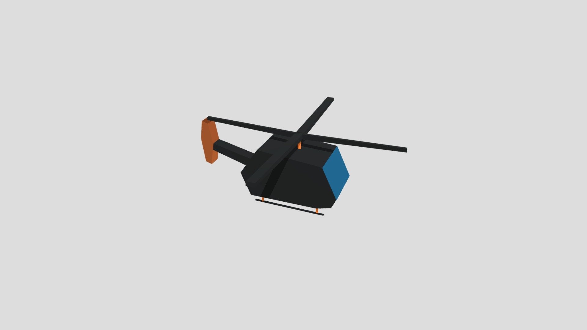 Low Poly Helicopter - Download Free 3D model by reduxdev [f9e0e8d ...