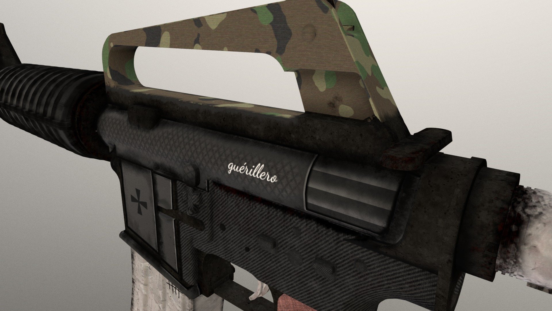 M4a1 S Guerillero - 3D model by n912006 [f9e2ffe] - Sketchfab