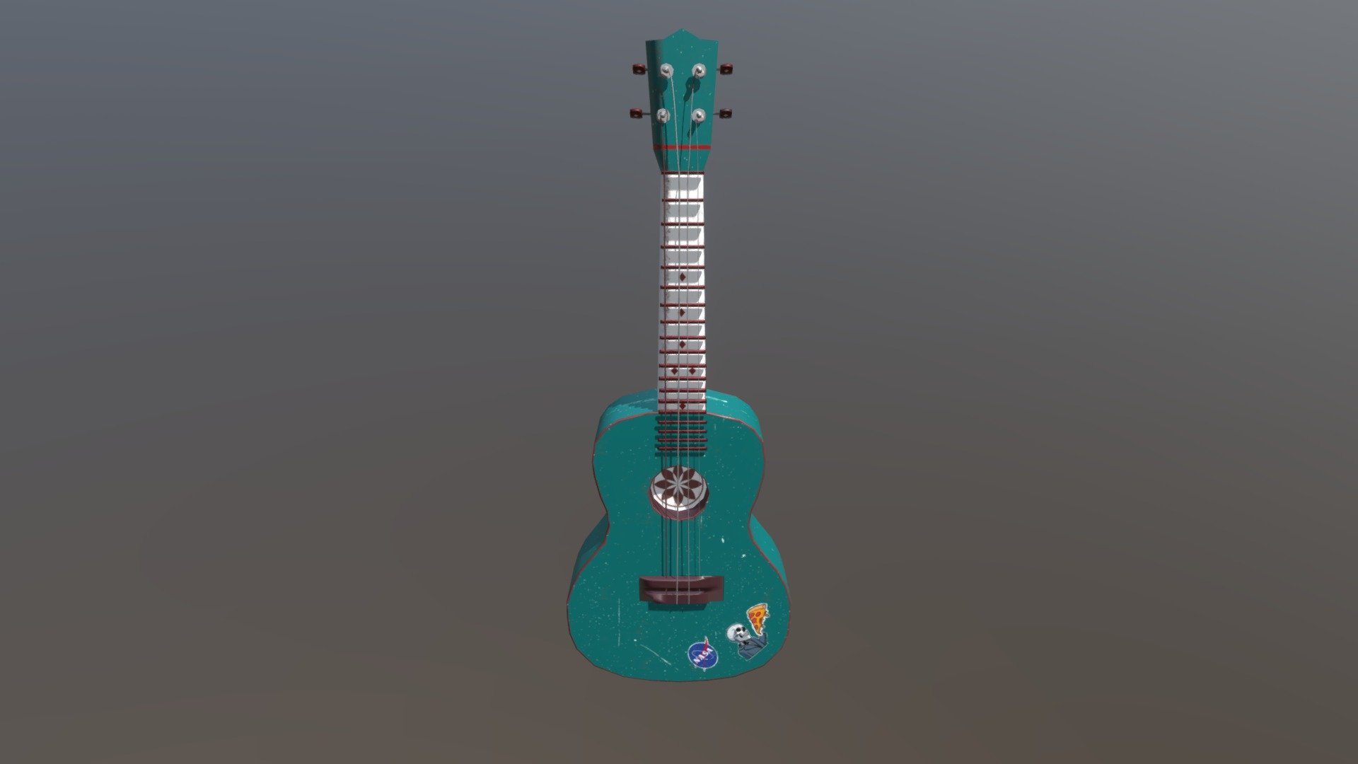 Ukulele - 3D model by MirandA87 [f9e32a6] - Sketchfab