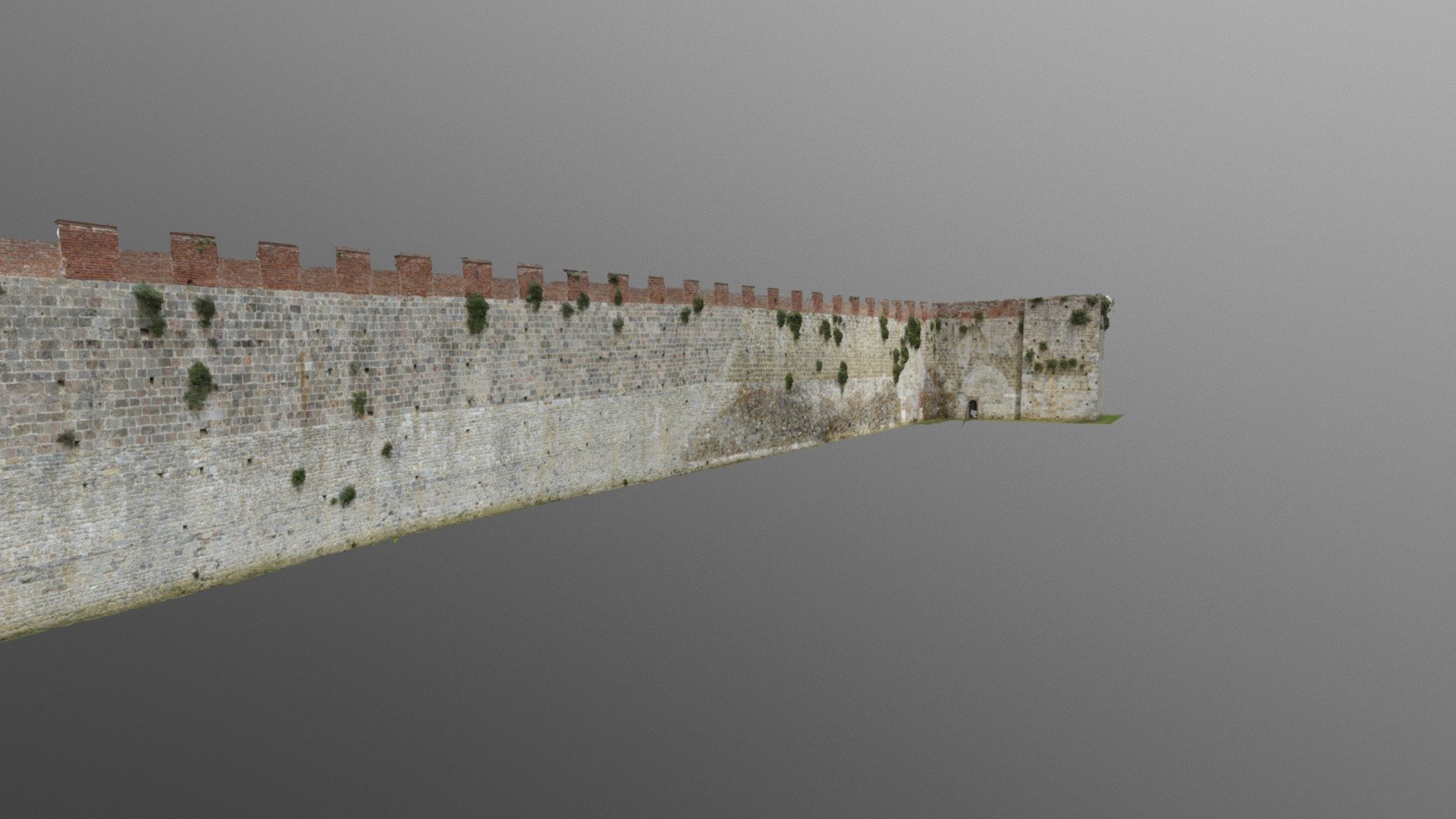 The Medieval Walls of Pisa - part II - 3D model by Federico Capriuoli ...