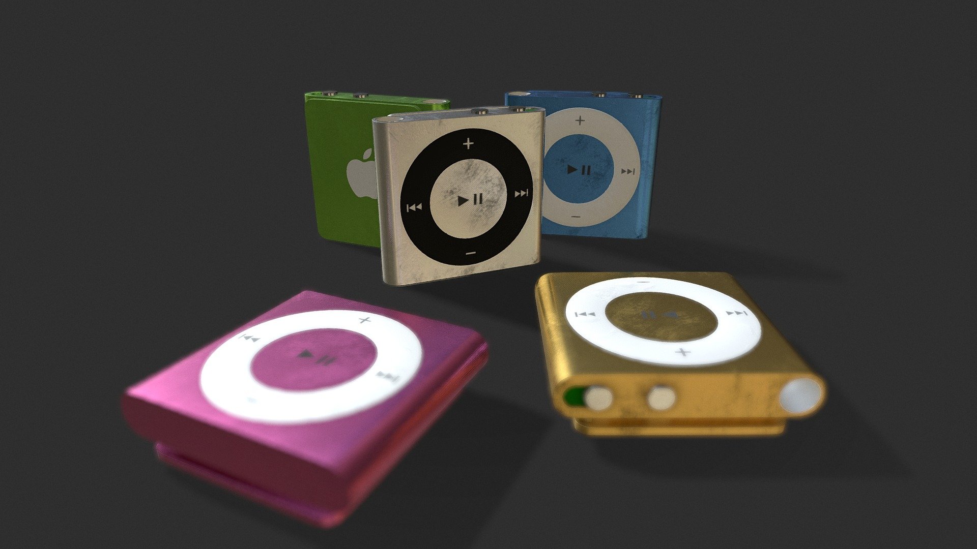 Used IPod Shuffle - Buy Royalty Free 3D model by anaxarts ...