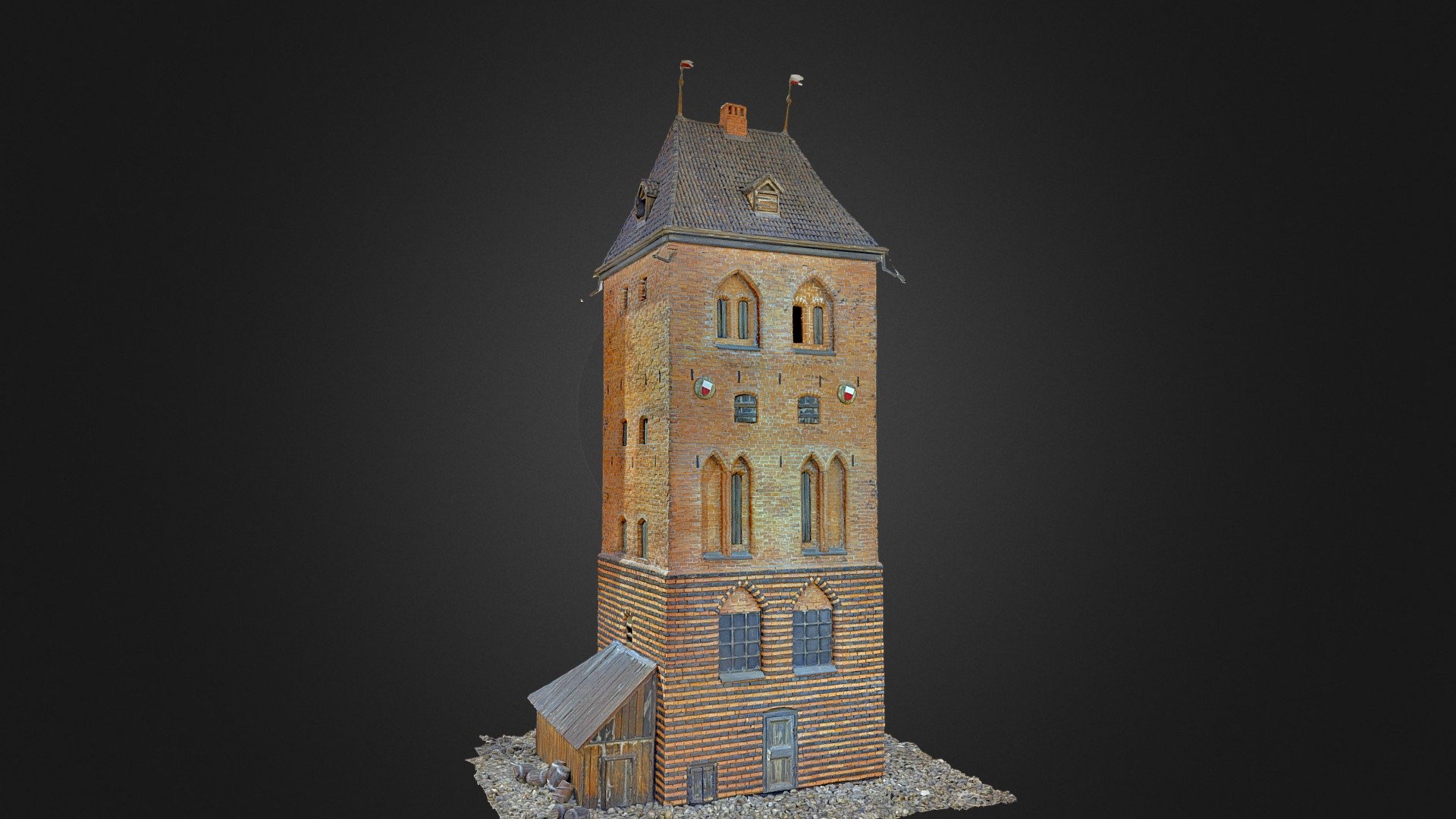 Lübeck - Blauer Turm - 3D model by Henryk Furs (@funix) [f9e9409 ...
