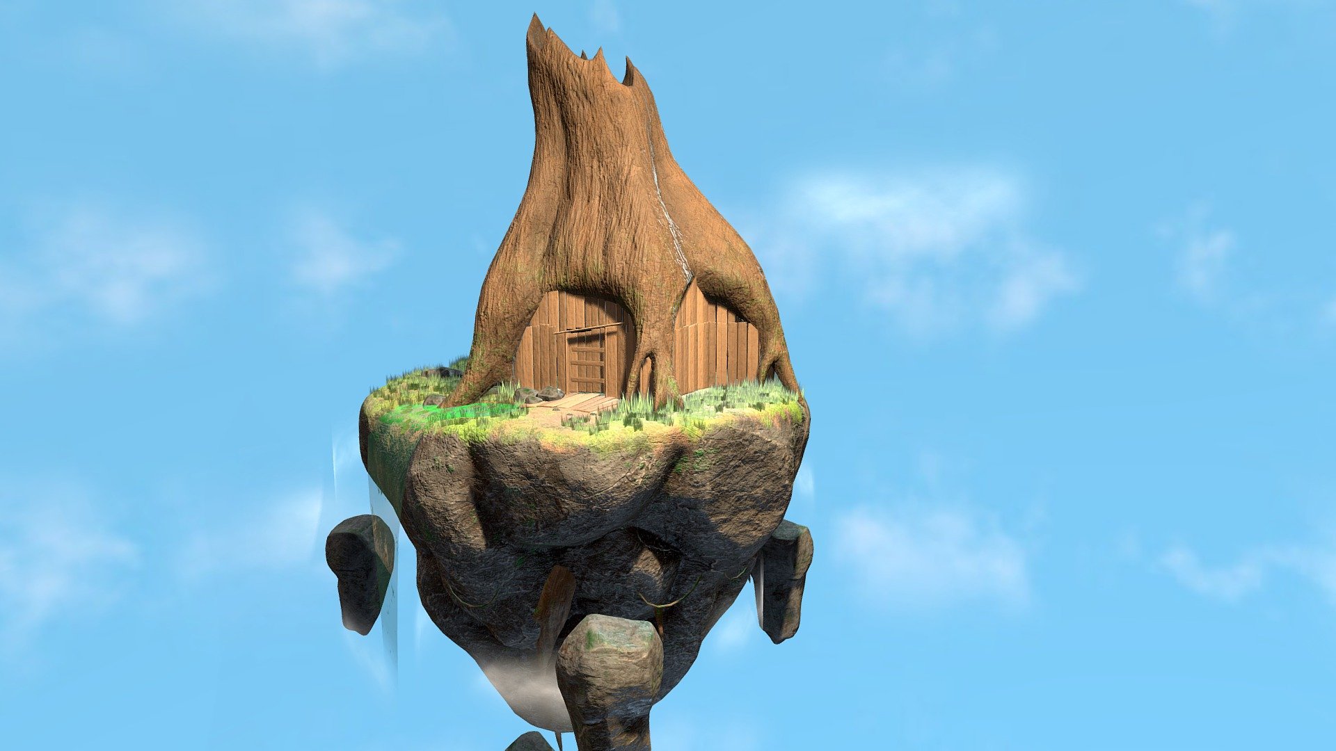 A Swamp - 3D model by BenThommo [f9e9436] - Sketchfab