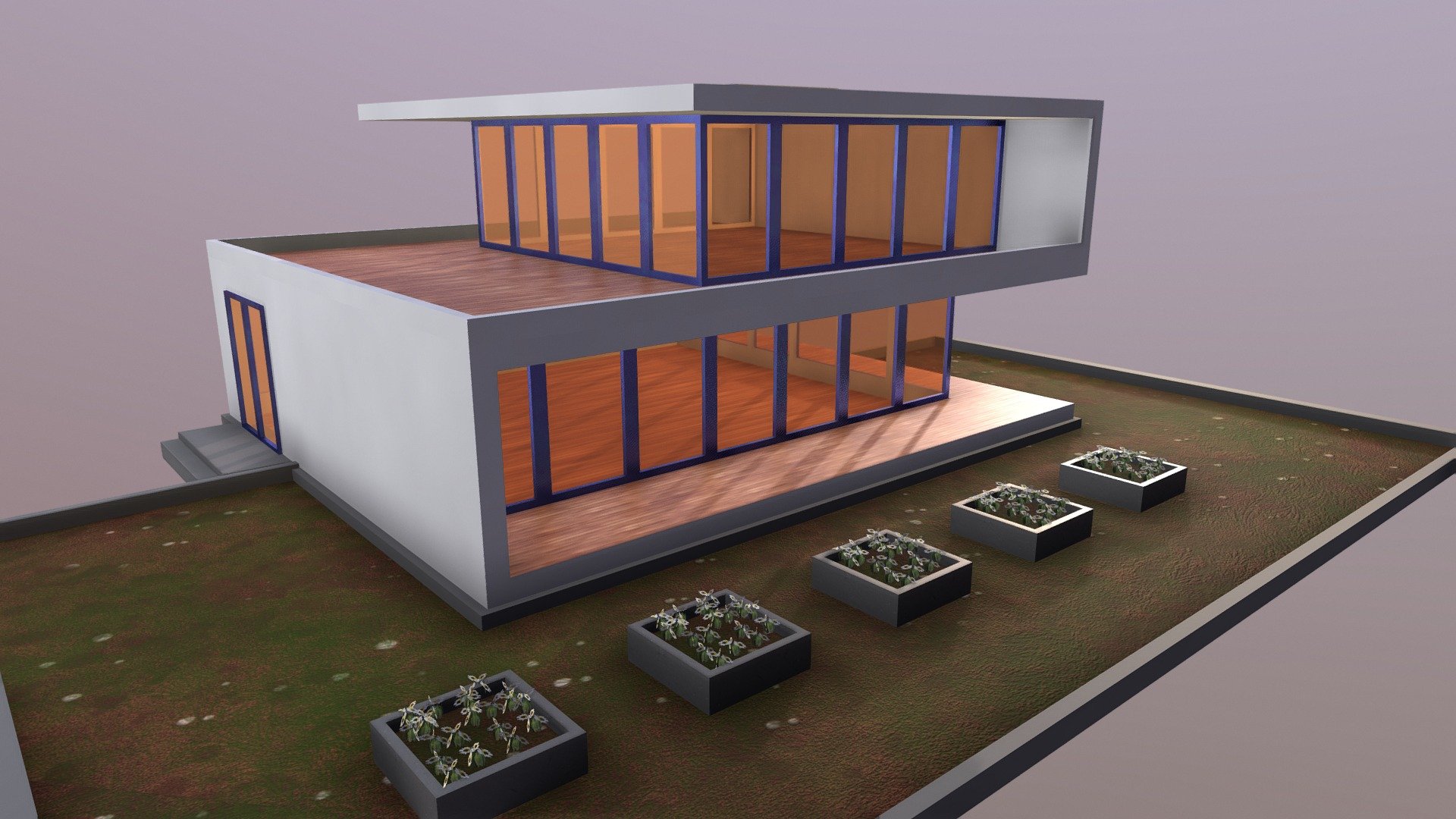 Modern Home 2.0 - Download Free 3D model by deep.dubb [f9e952c] - Sketchfab