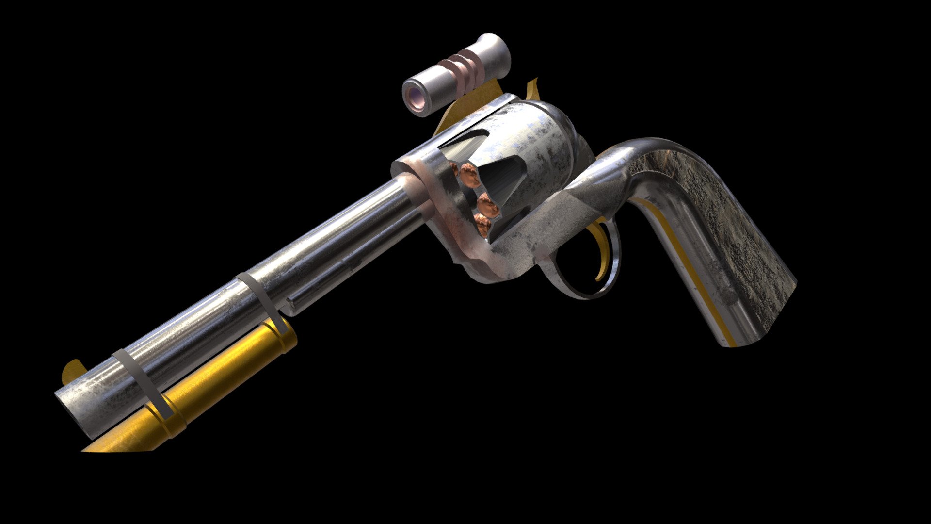 Six Shooter - 3D model by Ms Malvolio (@ms_malvolio) [f9e9f6c] - Sketchfab