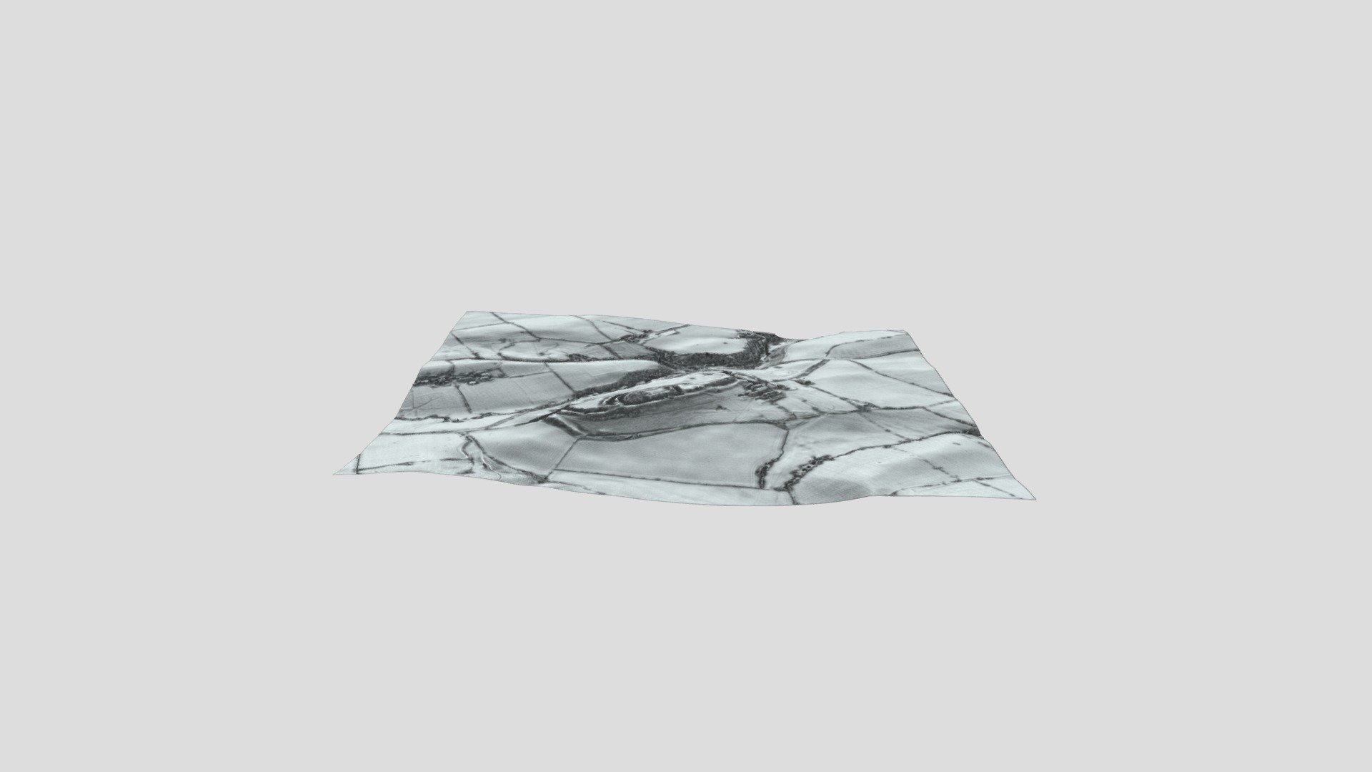 Caus Castle - local relief - Download Free 3D model by Giles Carey ...