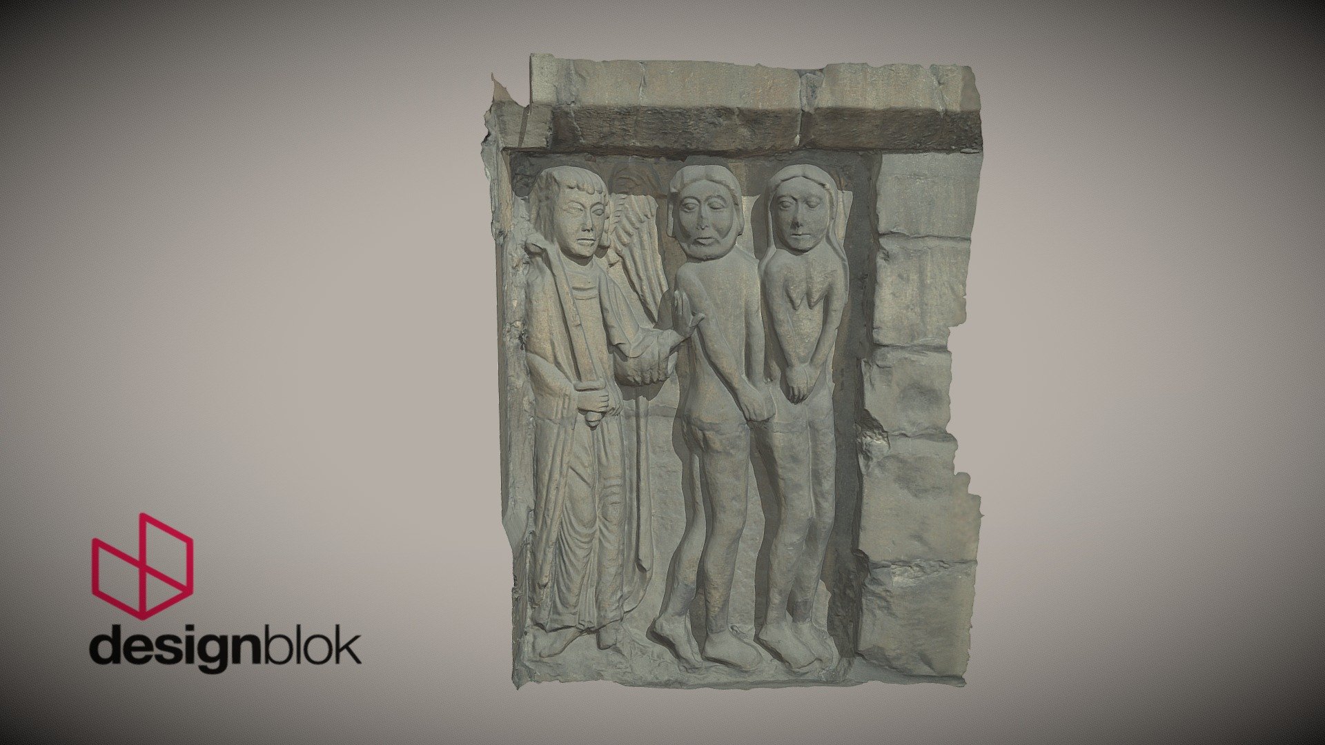Lincoln Cathedral Romanesque Frieze 9 - 3D model by Designblok [f9eb124 ...