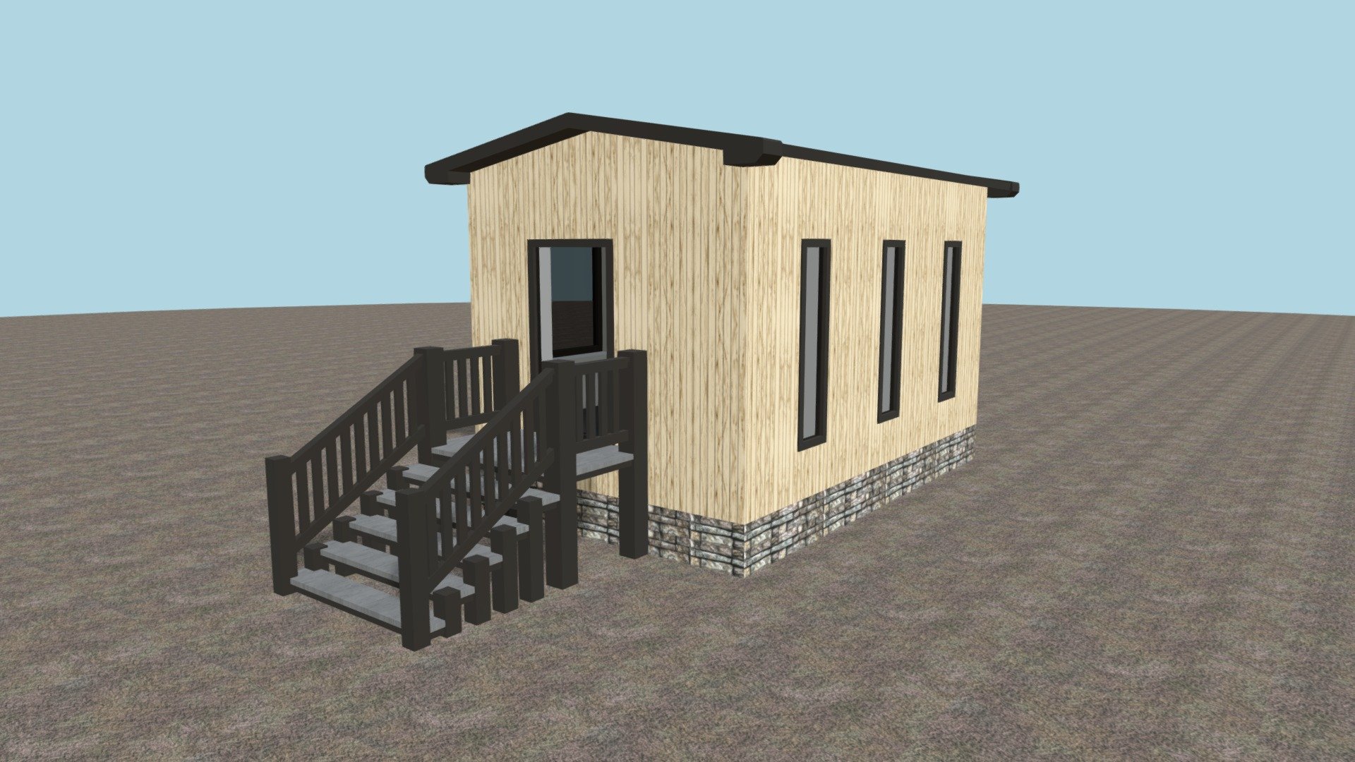 Caravan - Floor L v2 (approx. 3.6m x 6m) - Download Free 3D model by ...