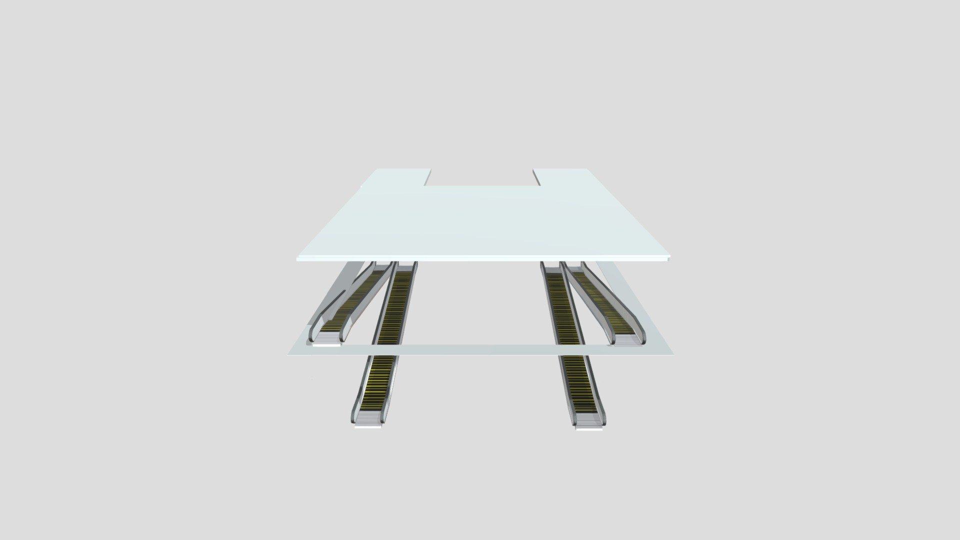 EMART SUNLIGHT SQUARE ESCALATOR Structure - Download Free 3D model by ...