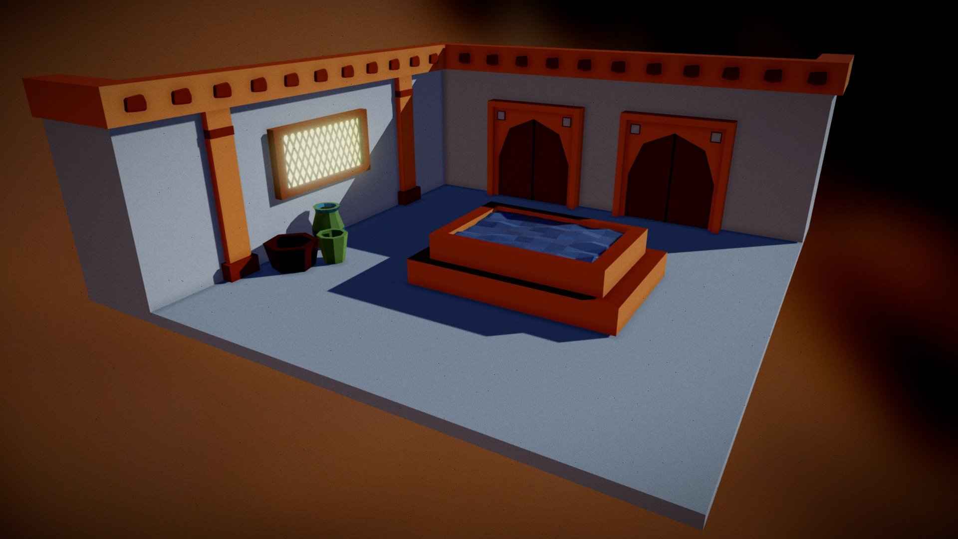 At the bazaar - 3D model by rustbucket [f9efec2] - Sketchfab