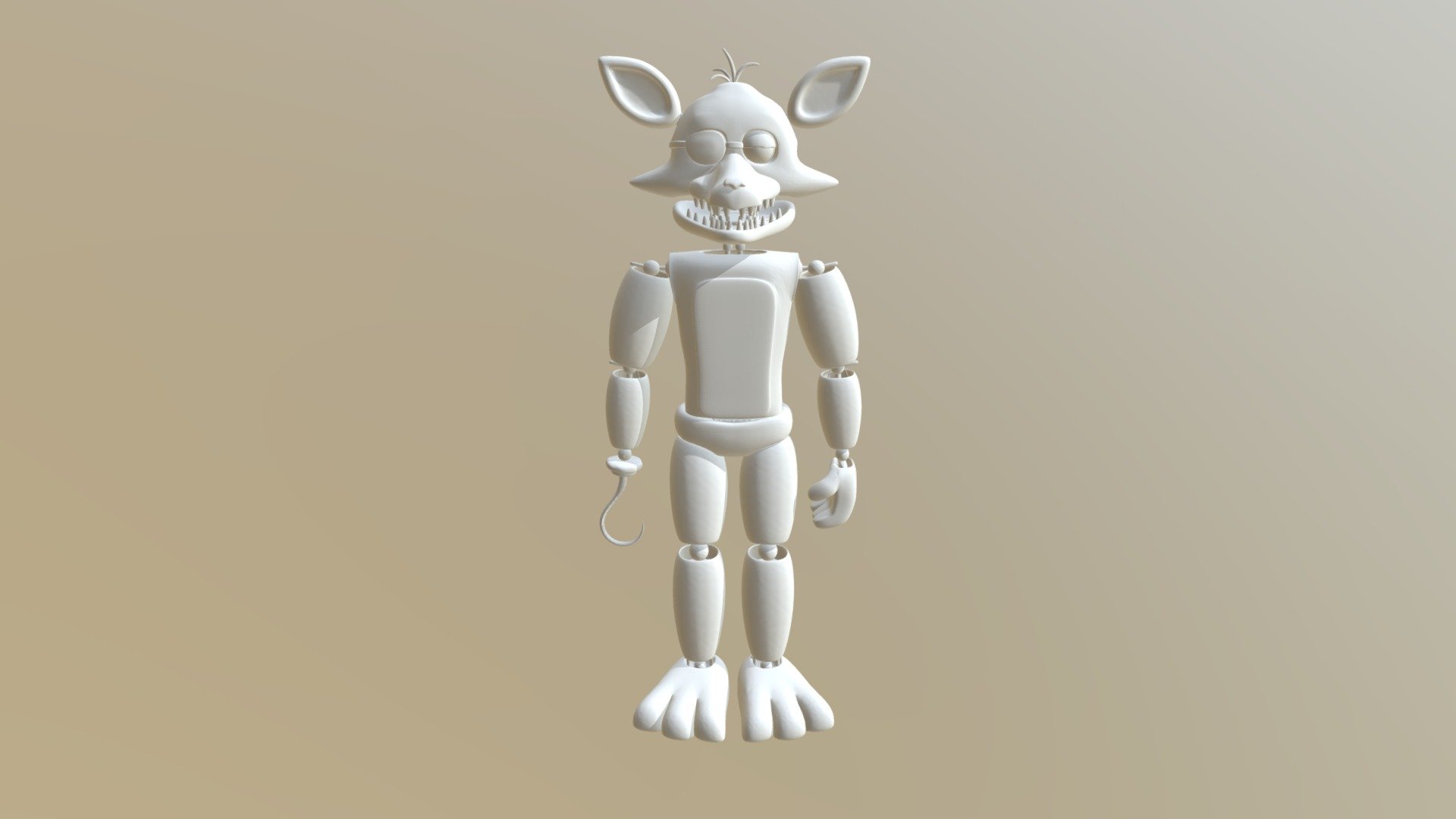F Na F 2 Unwithered Foxy - Download Free 3D model by Dabid The Bear ...