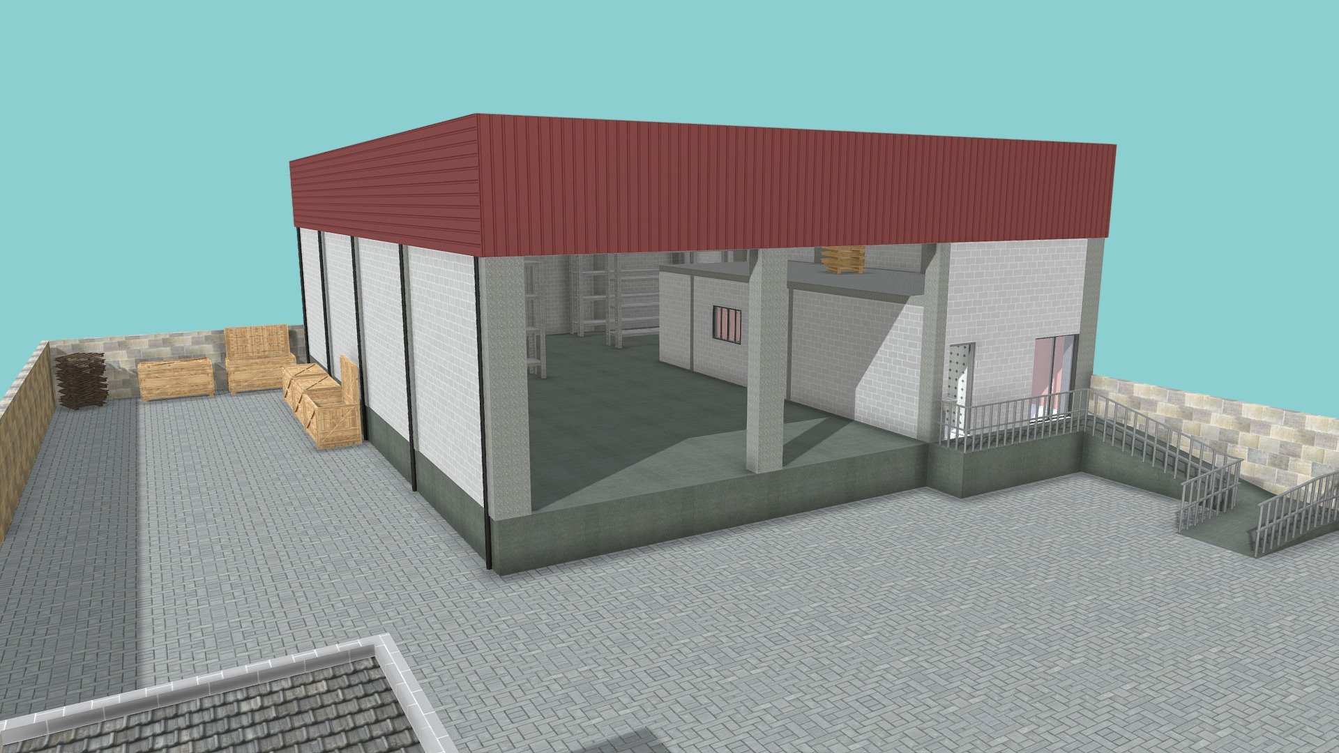 New Warehouse - Download Free 3D model by Eduardo Oliveira ...