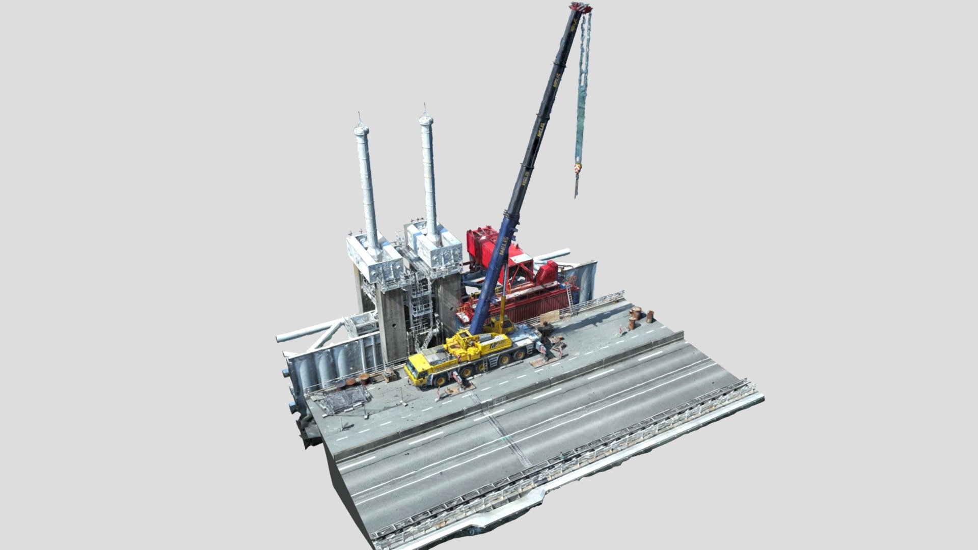 Oosterschelde kering photogrammetry - Buy Royalty Free 3D model by R3D Reality (@redonemart ...