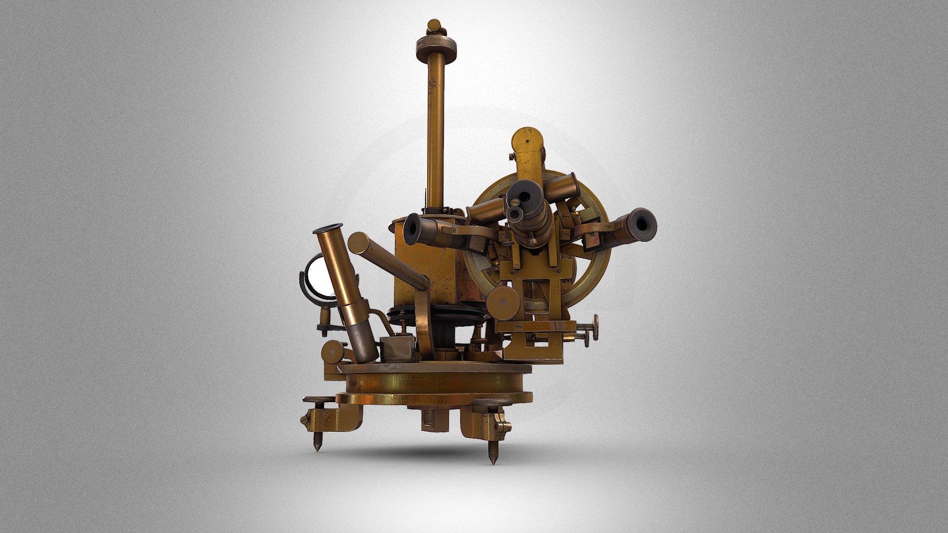 Magnetic theodolite - Download Free 3D model by Virtual Museums of ...