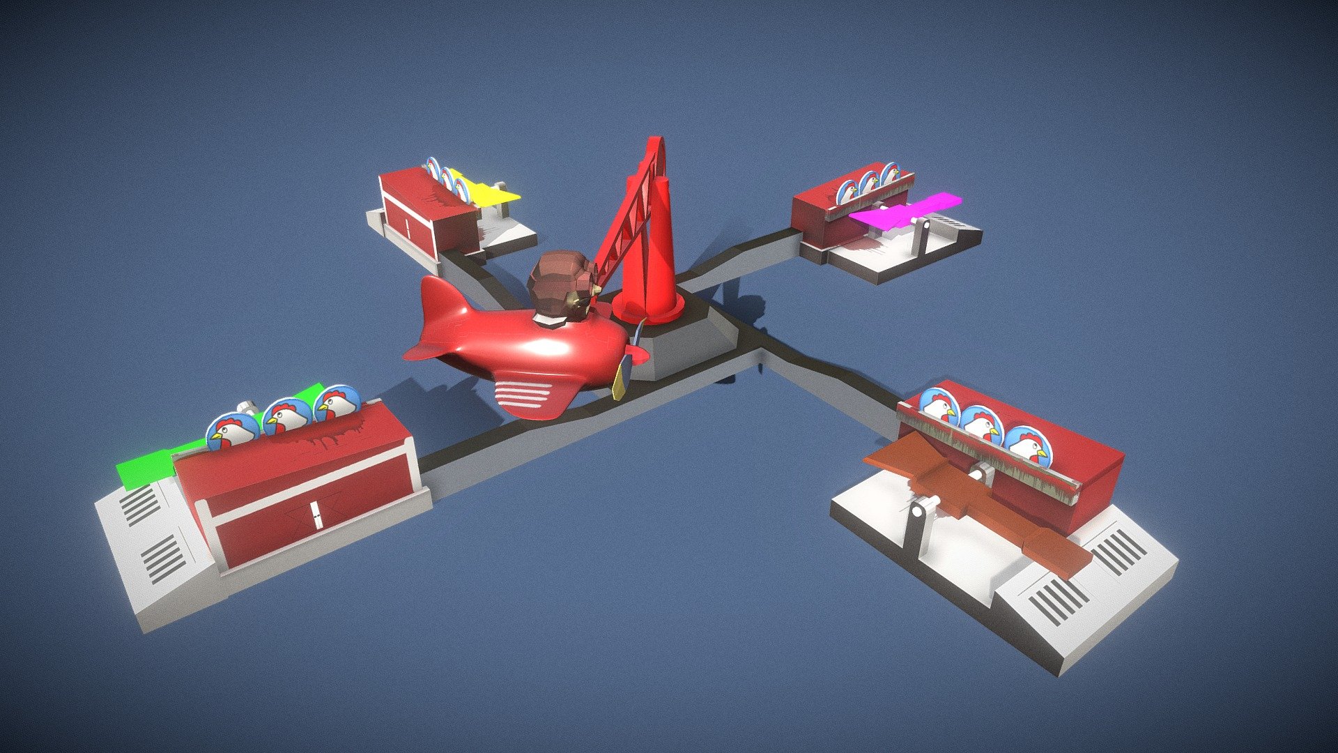 Loopin Louie - Download Free 3D model by skaterlion [f9f8ffe] - Sketchfab