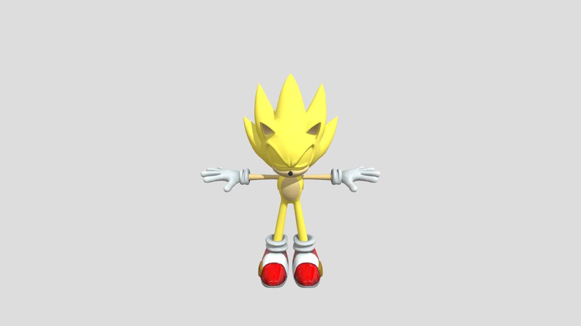 Super Sonic - 3D model by sonicfan09211 [f9f9a0d] - Sketchfab