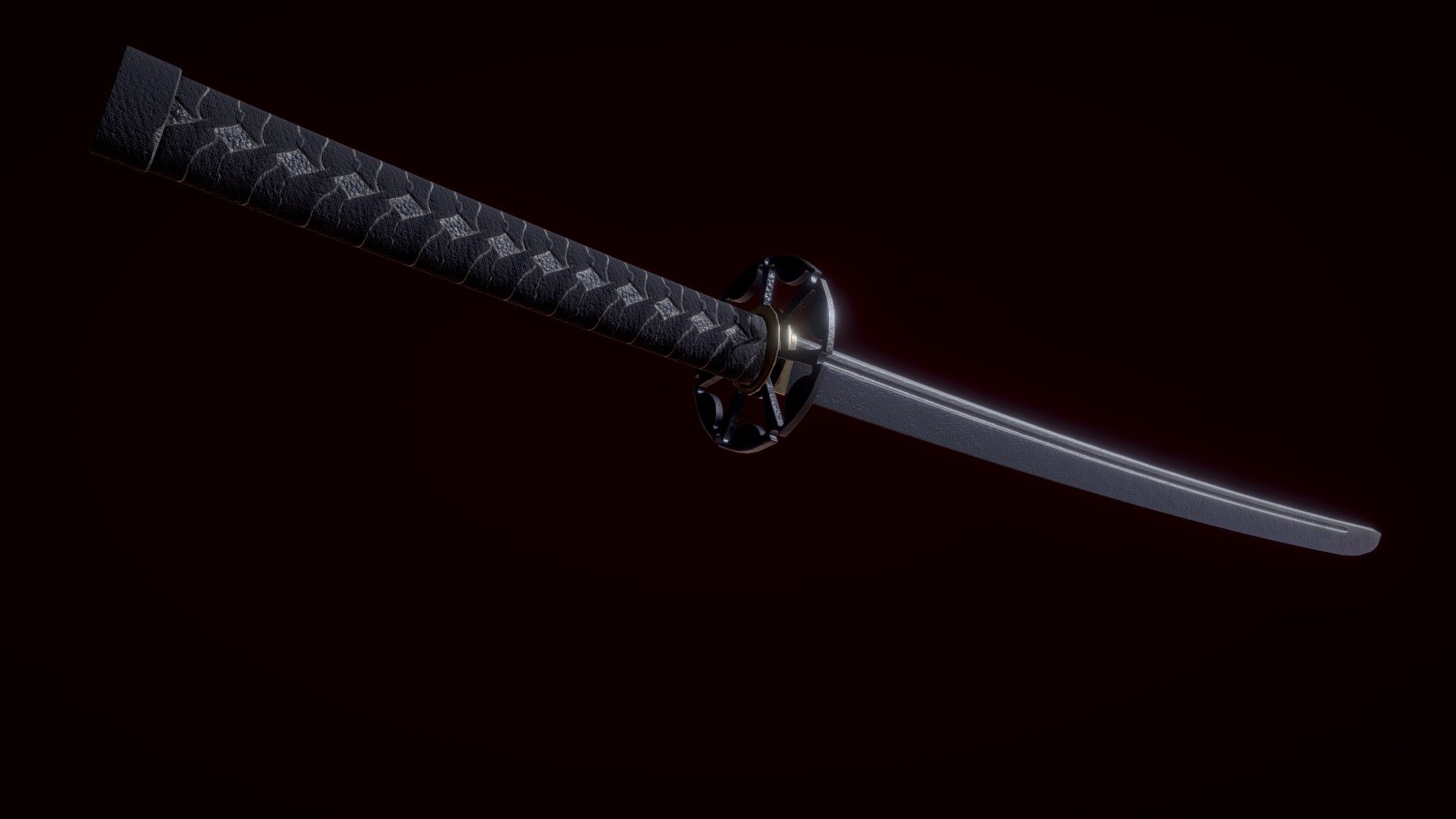 Wrapped Katana Game Assest - 3D model by DerrickGearld [f9f9e1d ...