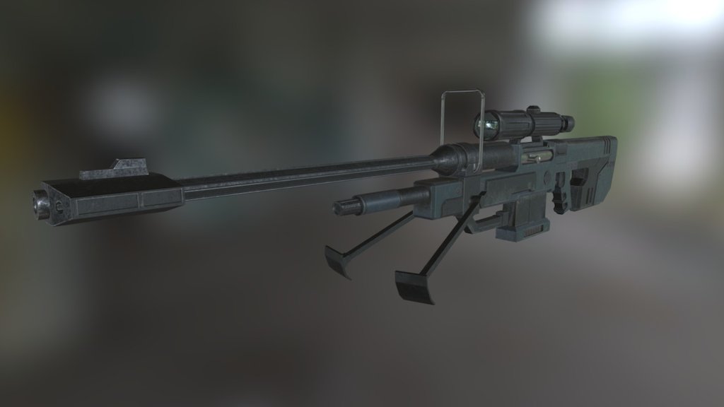 Fan Art: Halo Sniper Rifle - 3D model by AGrantArt (@andrewtg) [f9fa4bb ...