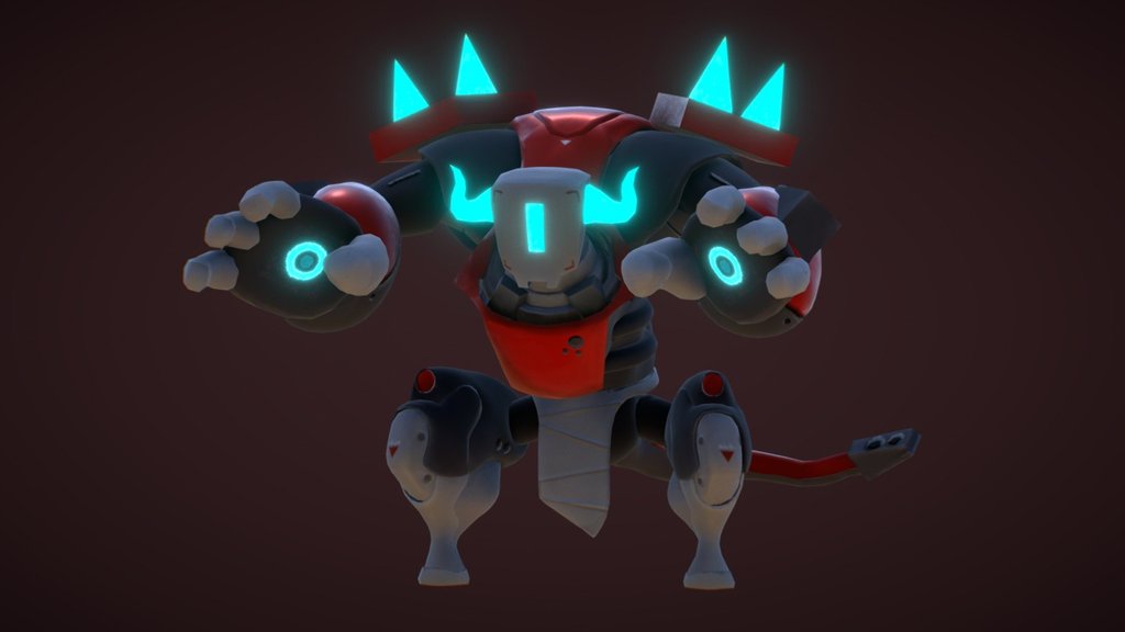 Robot 01 - 3D model by Julien (@juliend3d) [f9fad18] - Sketchfab